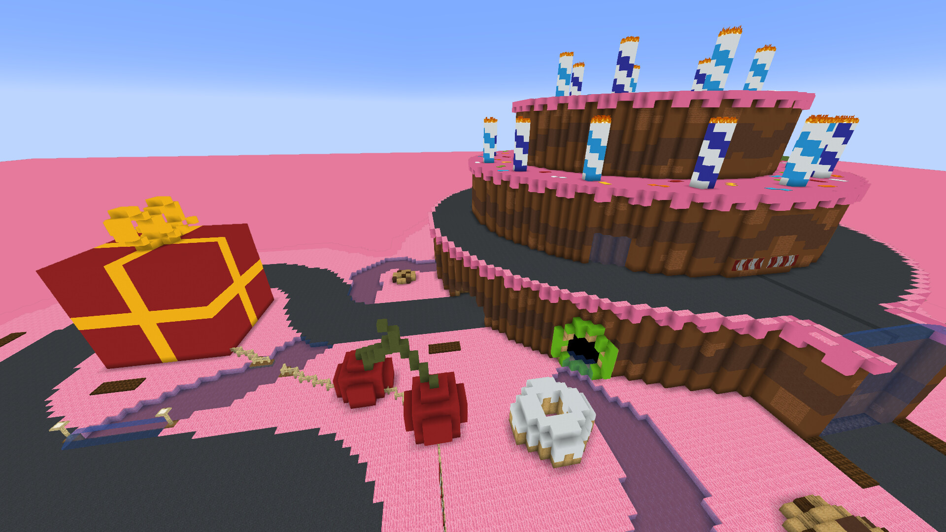 Mario Kart in Minecraft (Custom Maps) Minecraft Map