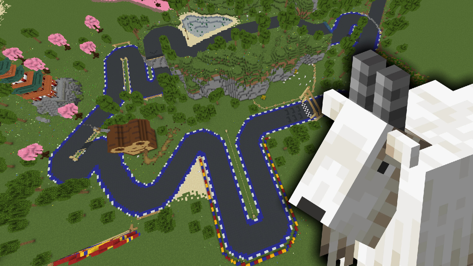 Mario Kart in Minecraft (Custom Maps) Minecraft Map