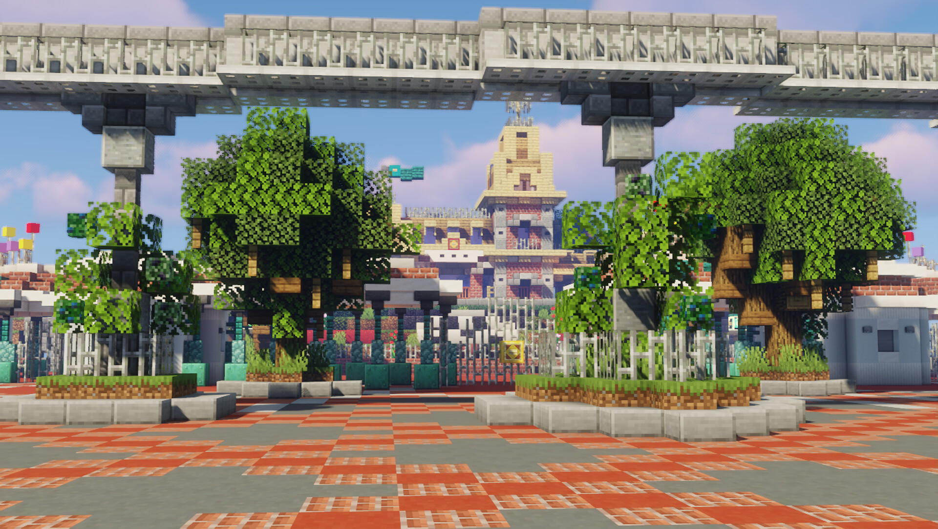Disneyland Train Station Minecraft Map