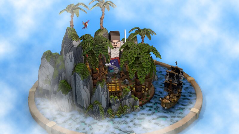 [EXCLUSIVE] LOBBY PIRATE ISLAND 280×280 Minecraft Map