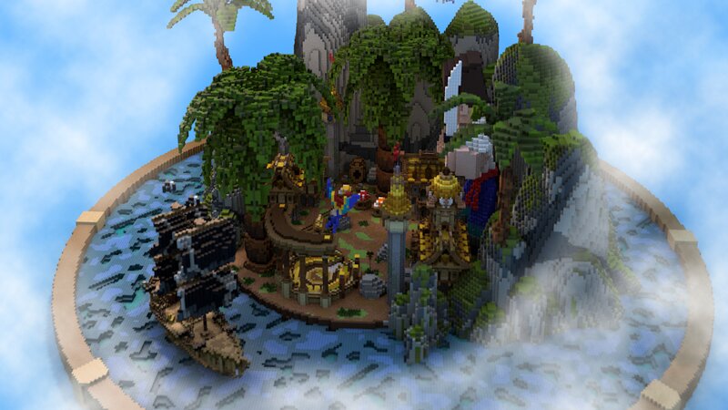 [EXCLUSIVE] LOBBY PIRATE ISLAND 280×280 Minecraft Map