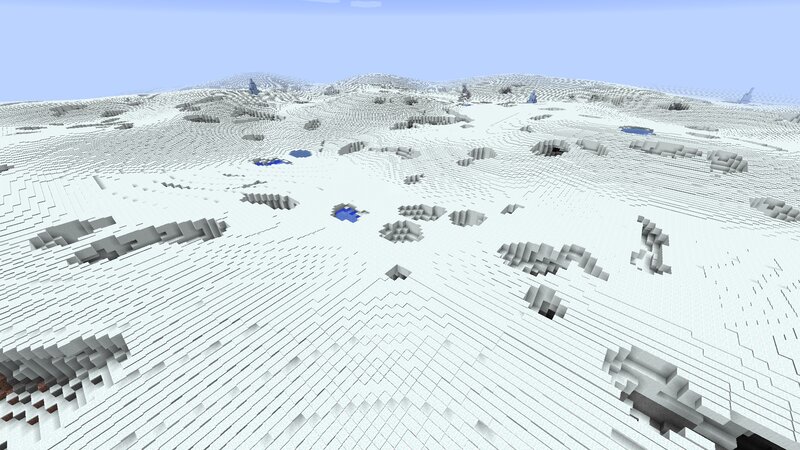 Ice and Caverns World Start Minecraft Map
