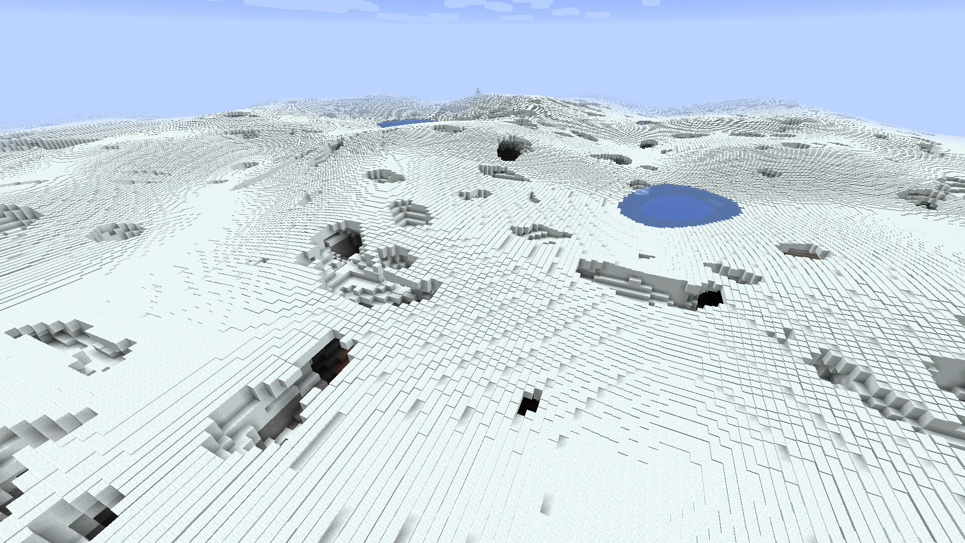 Ice and Caverns World Start Minecraft Map