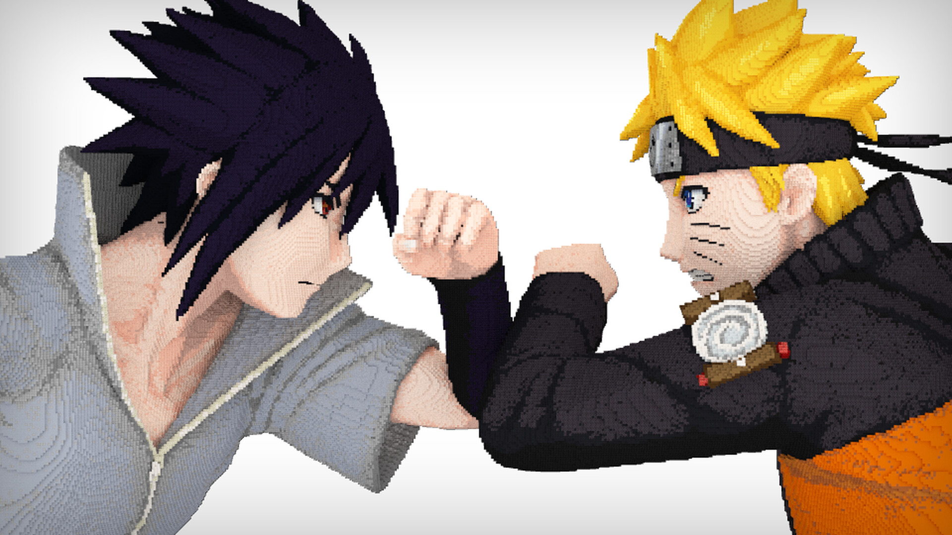 NARUTO SHIPPUDEN - Naruto vs Sasuke Minecraft Map
