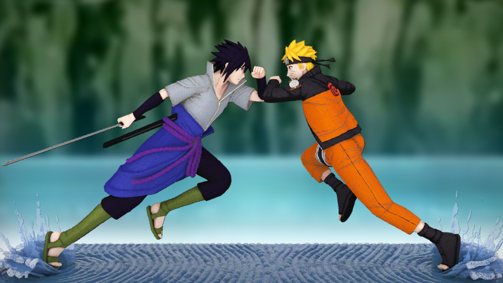 NARUTO SHIPPUDEN - Naruto vs Sasuke Minecraft Map