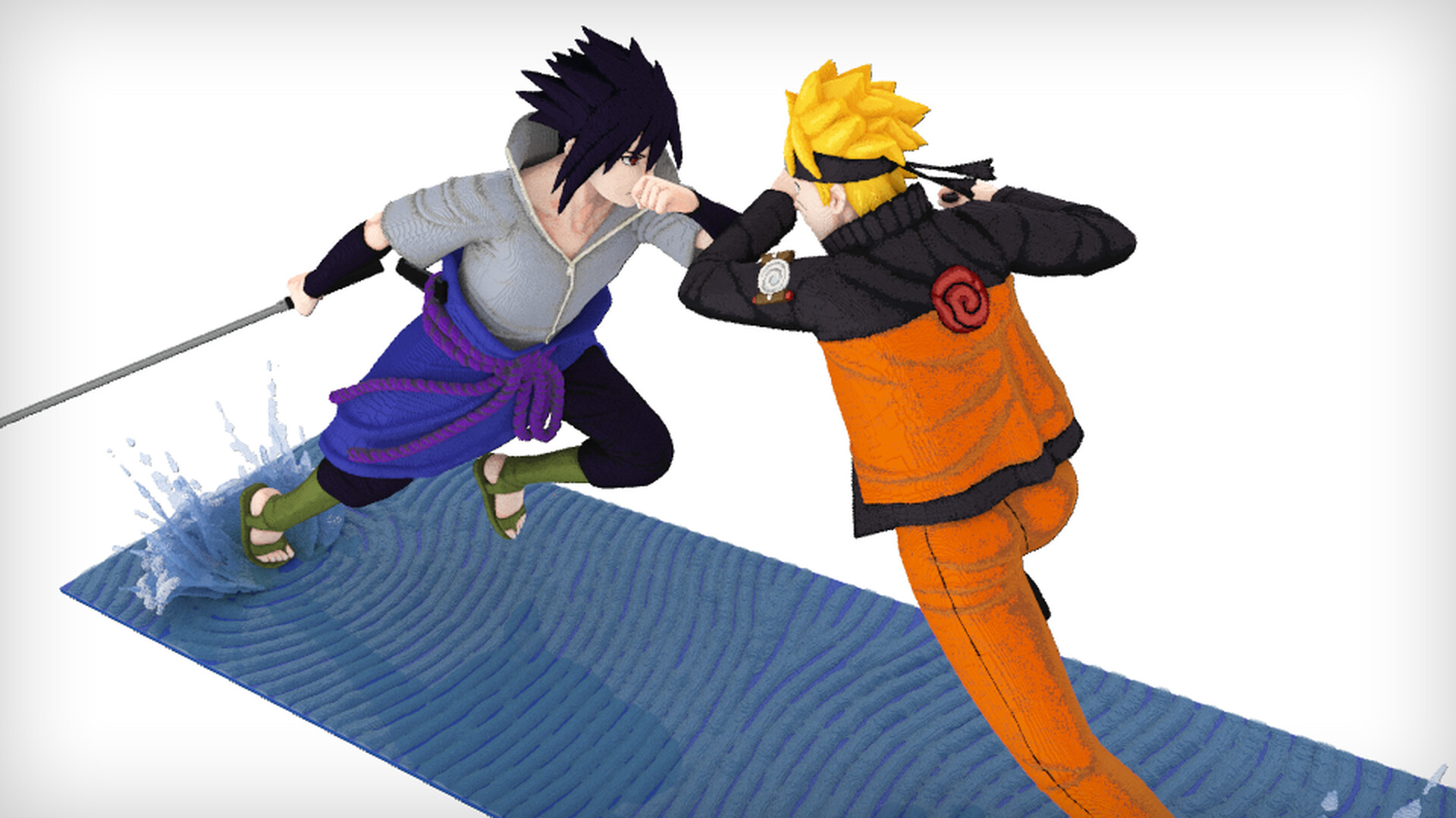 NARUTO SHIPPUDEN - Naruto vs Sasuke Minecraft Map