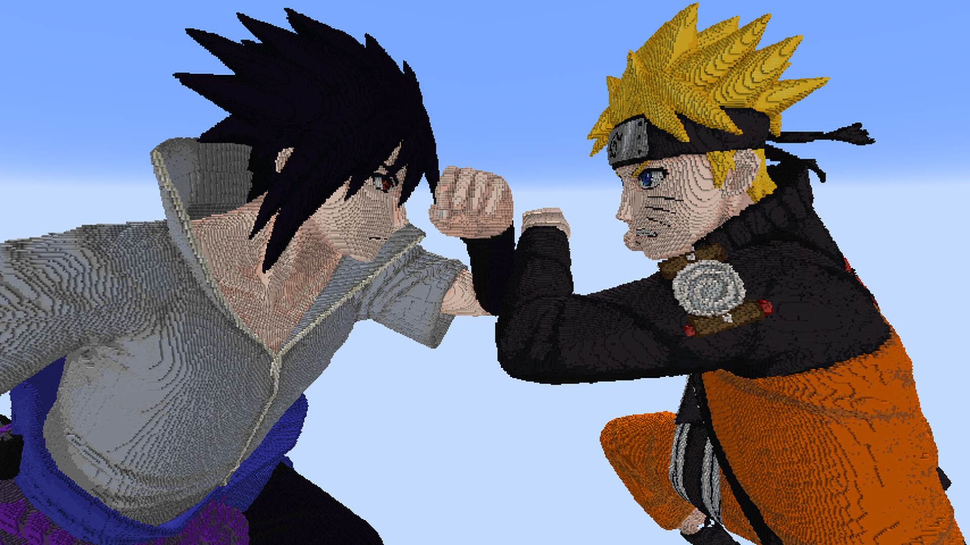 NARUTO SHIPPUDEN - Naruto vs Sasuke Minecraft Map