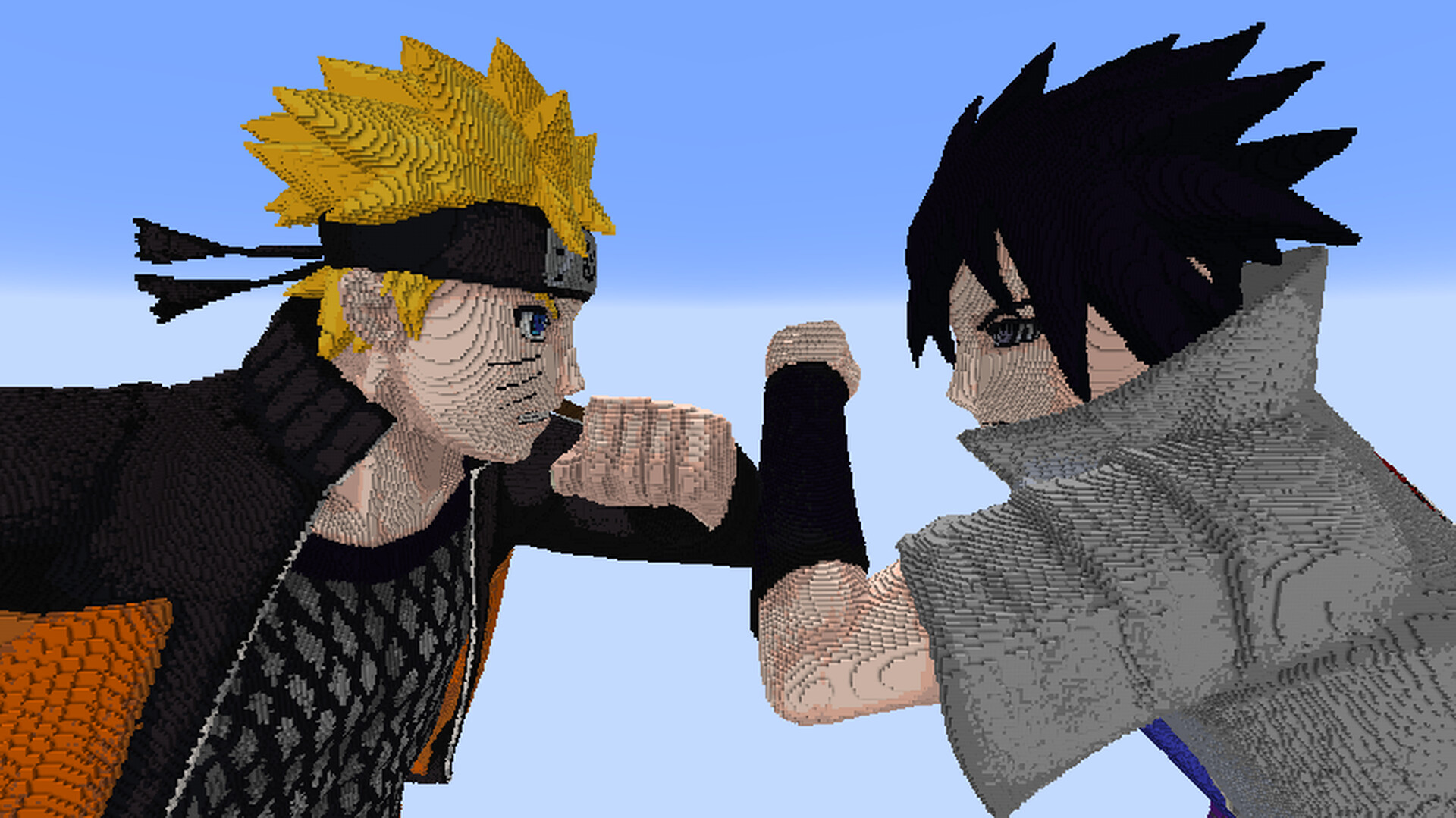 NARUTO SHIPPUDEN - Naruto vs Sasuke Minecraft Map