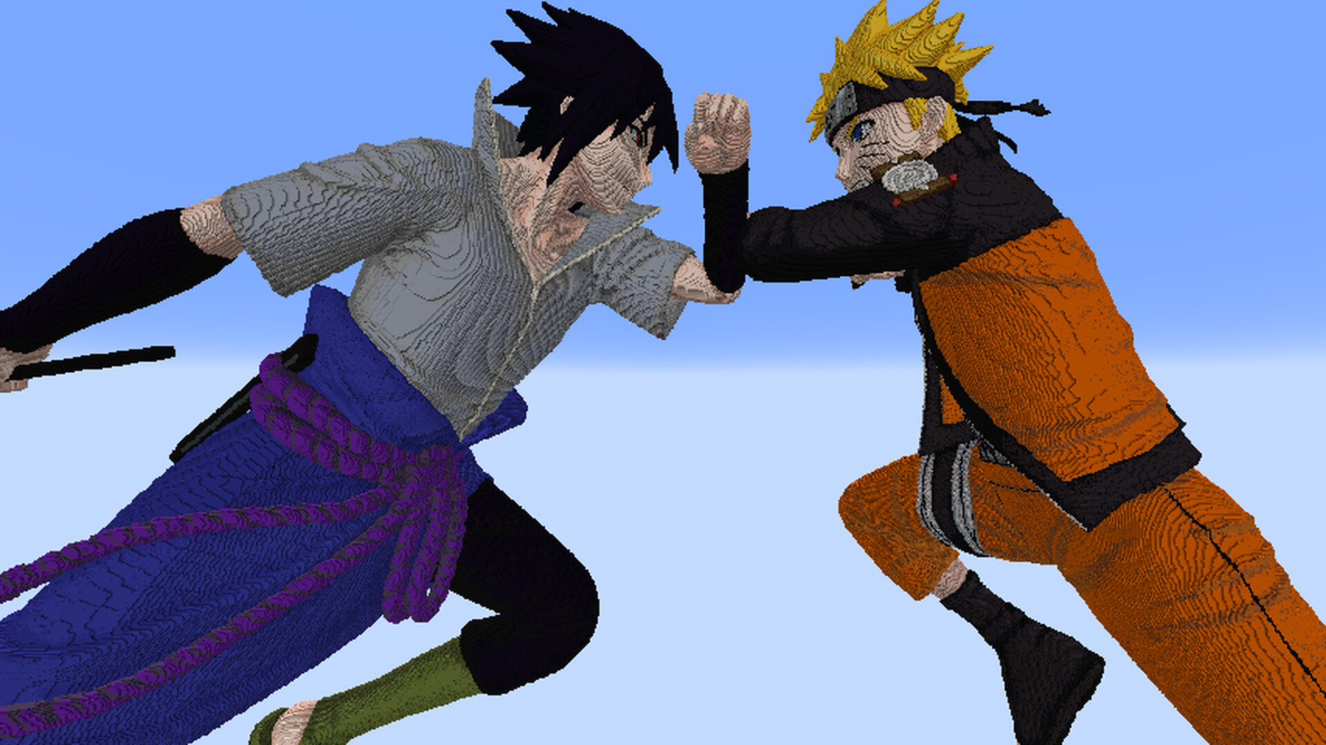NARUTO SHIPPUDEN - Naruto vs Sasuke Minecraft Map