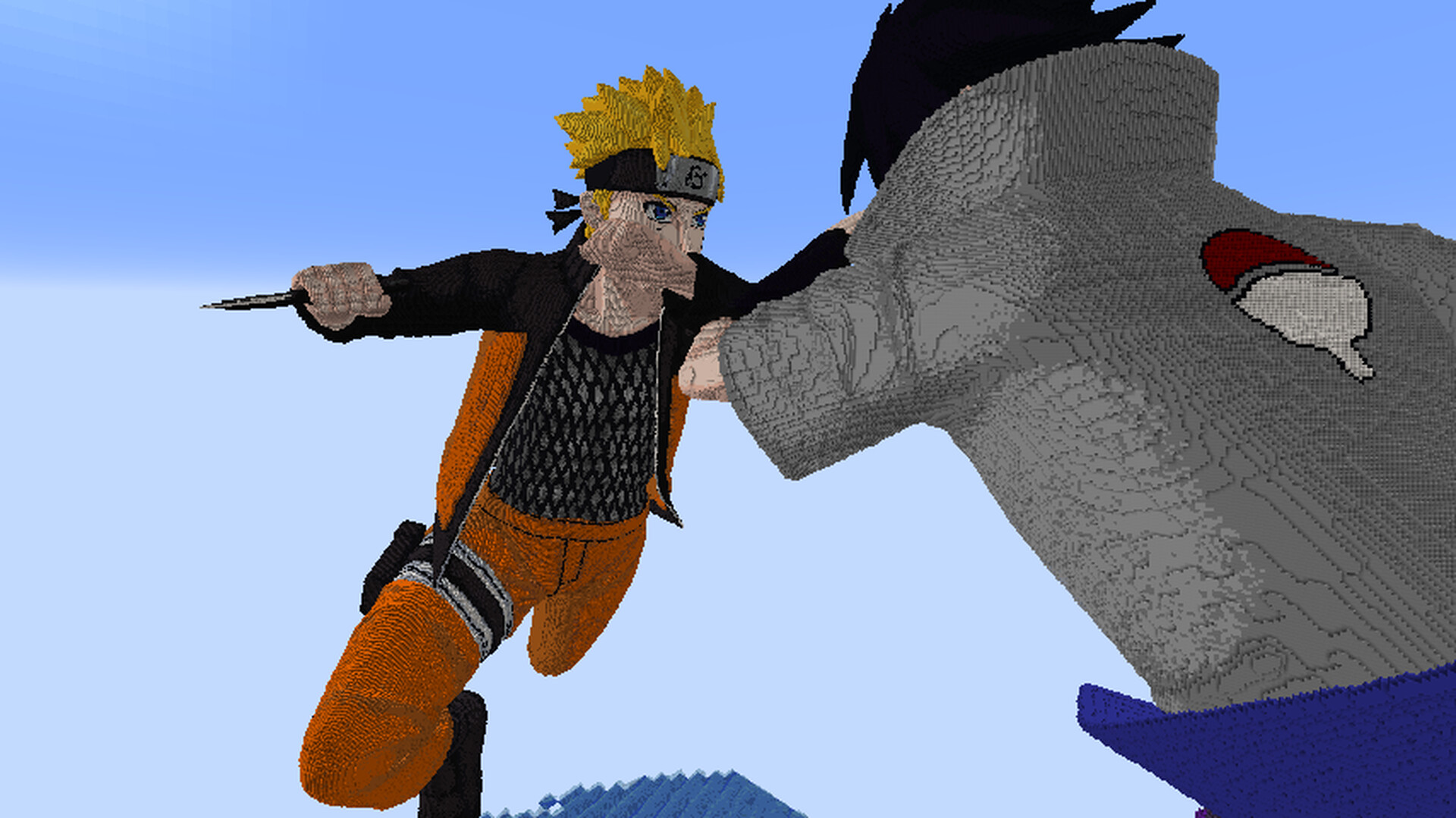 NARUTO SHIPPUDEN - Naruto vs Sasuke Minecraft Map