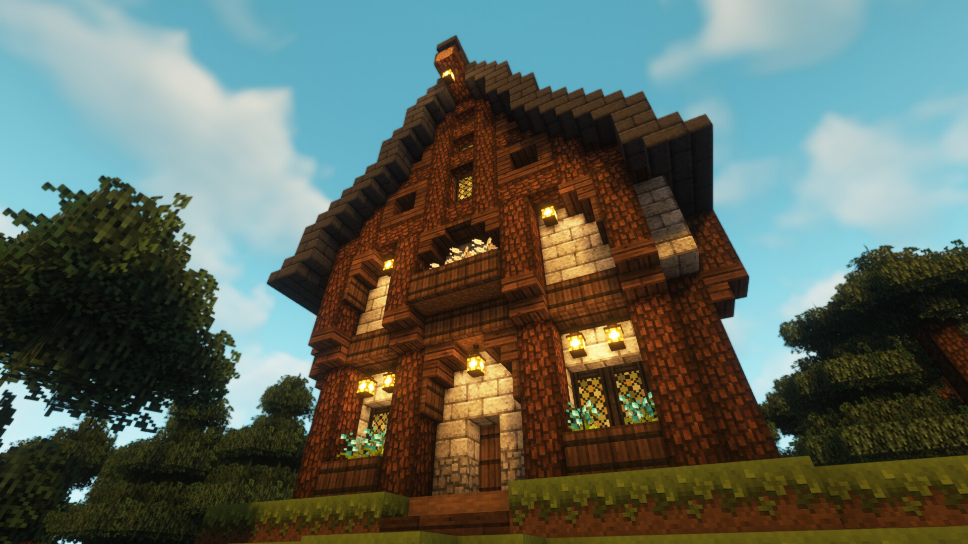 Cozy Taiga House Minecraft Map