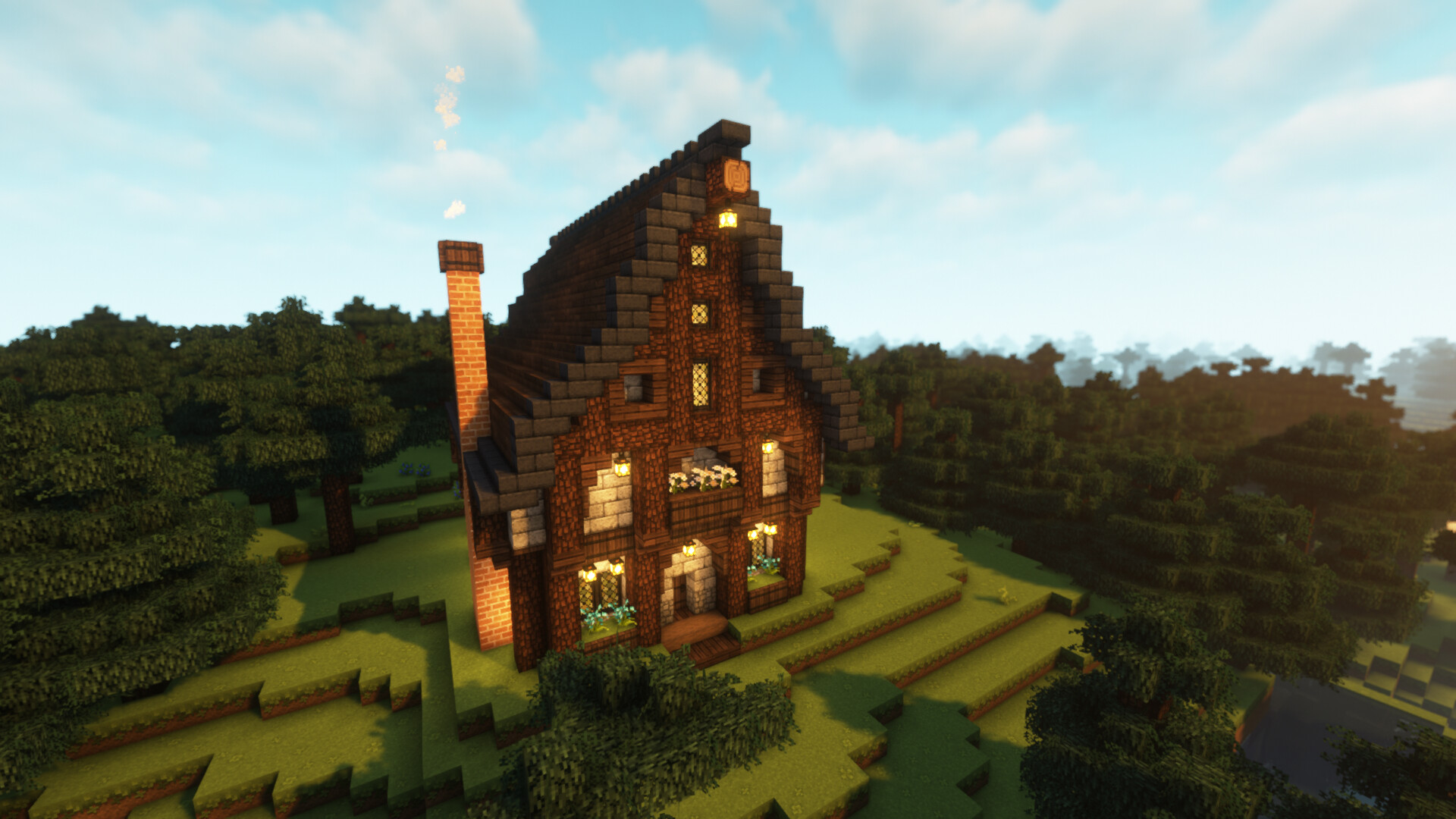 Cozy Taiga House Minecraft Map