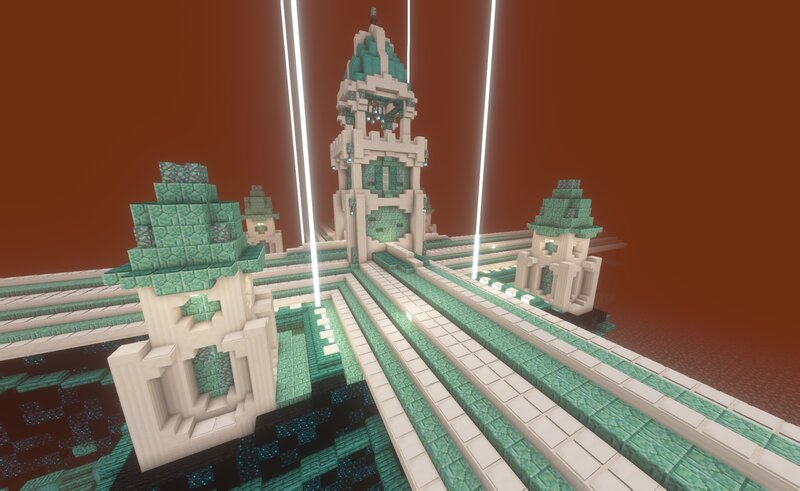 Barebones Nether Hub Minecraft Map