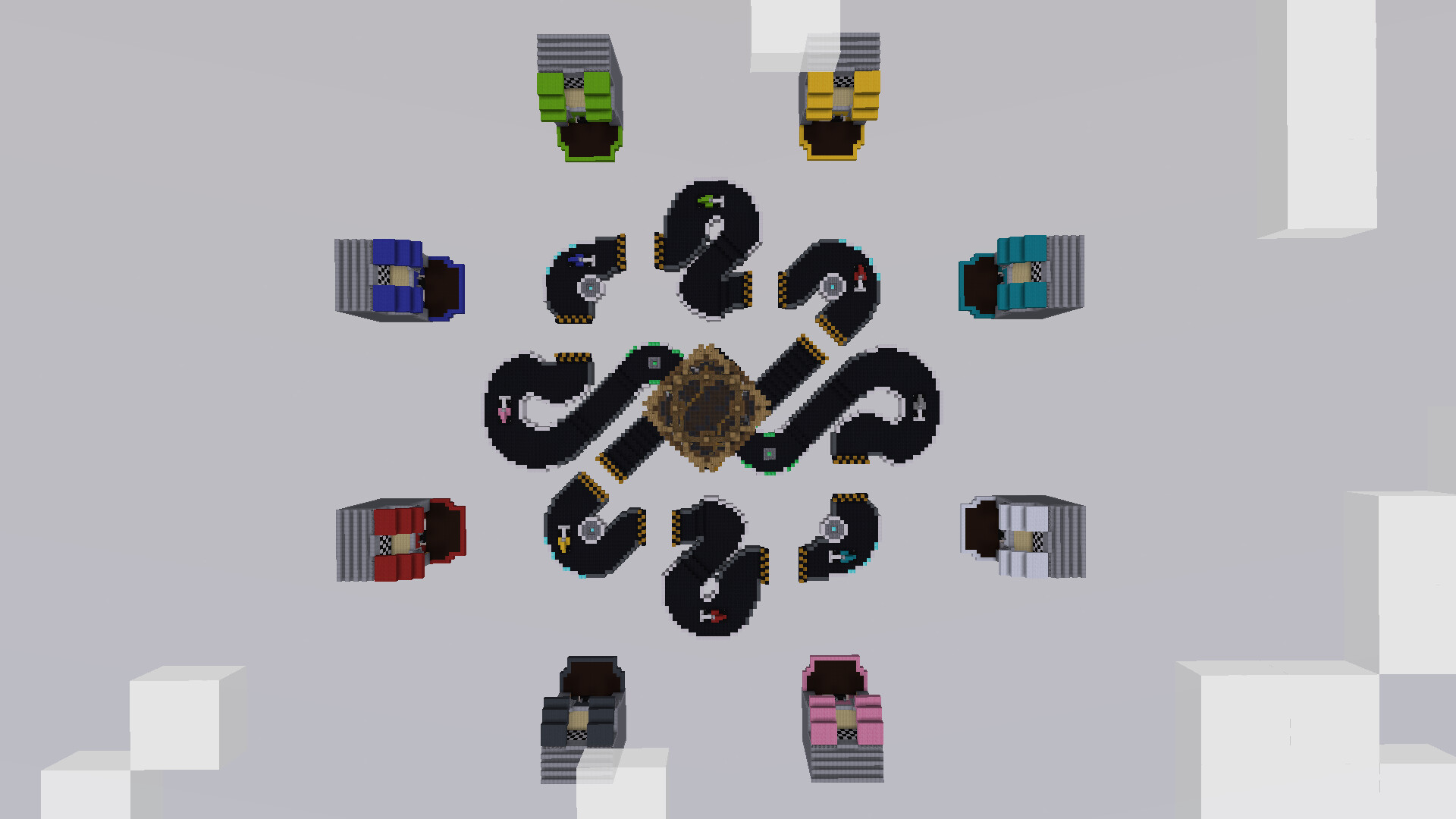 Hypixel Bedwars Speedway map Minecraft Map