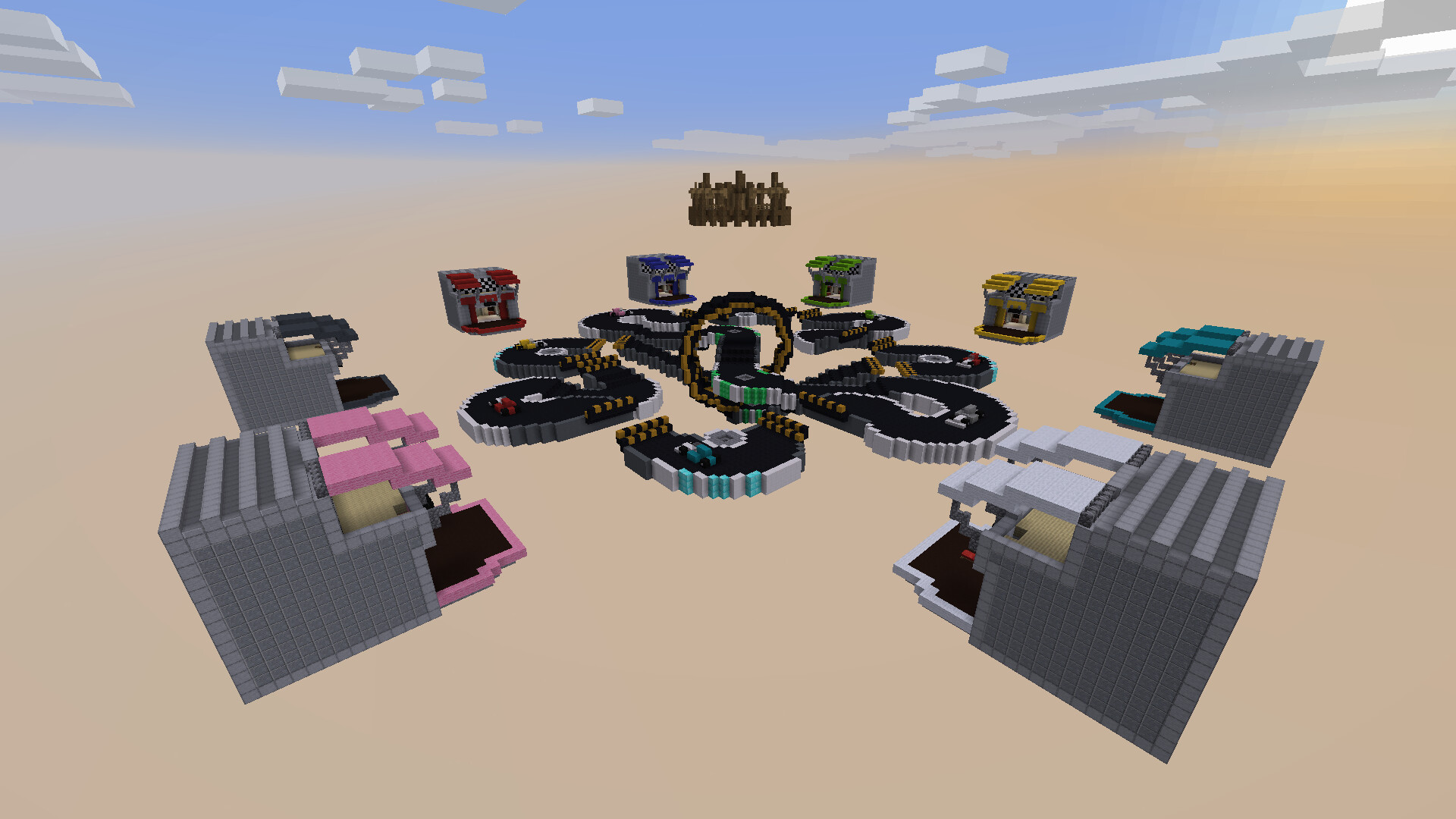 Hypixel Bedwars Speedway map Minecraft Map