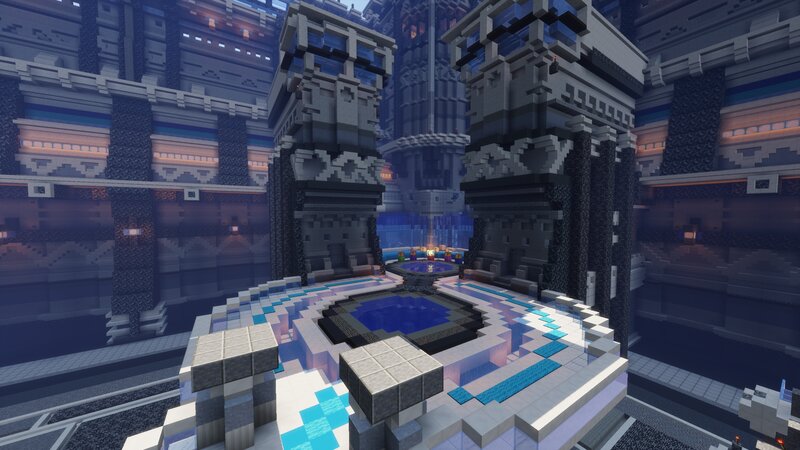 Sci-fi Base Spawn Minecraft Map