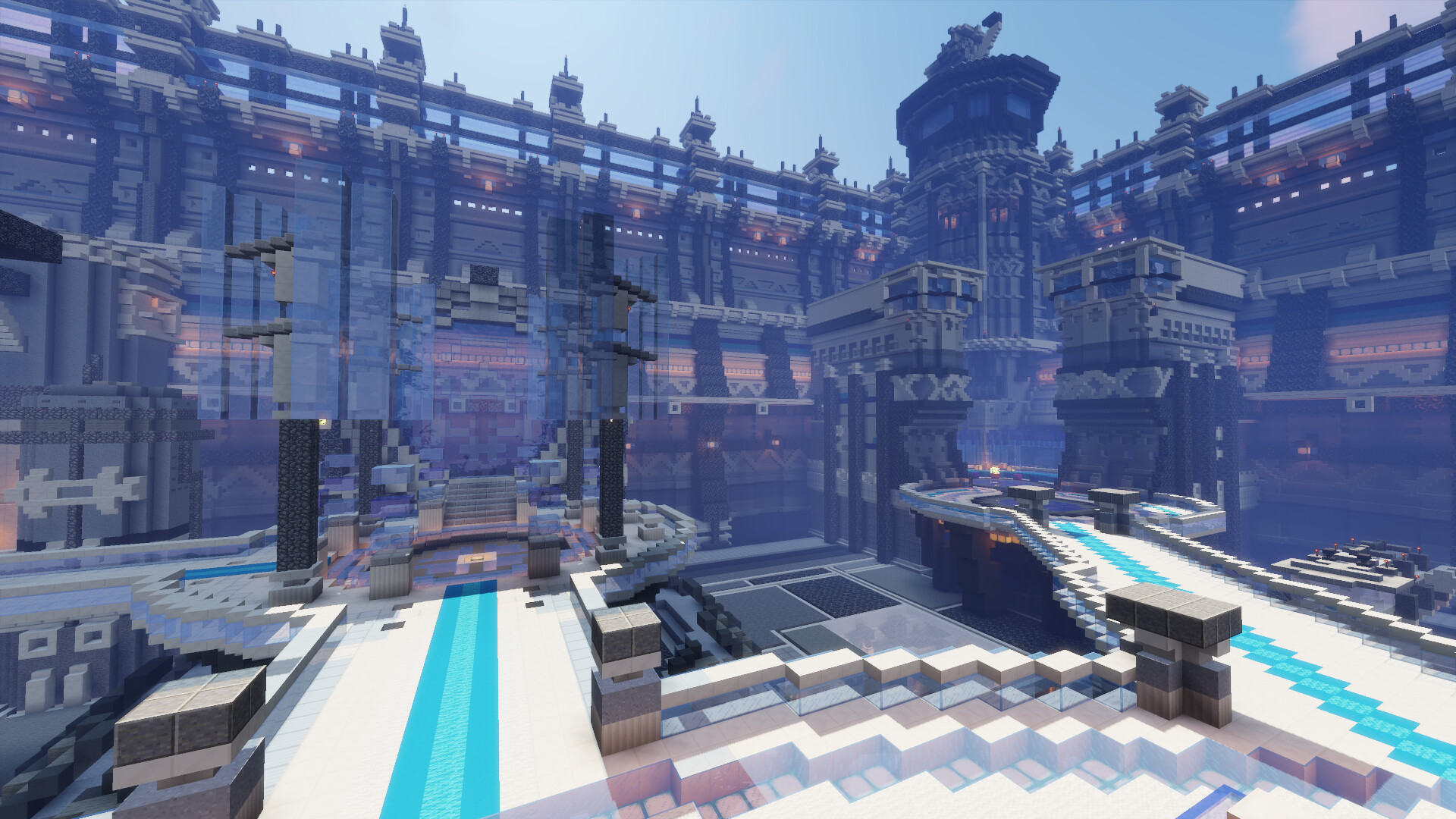 Sci-fi Base Spawn Minecraft Map