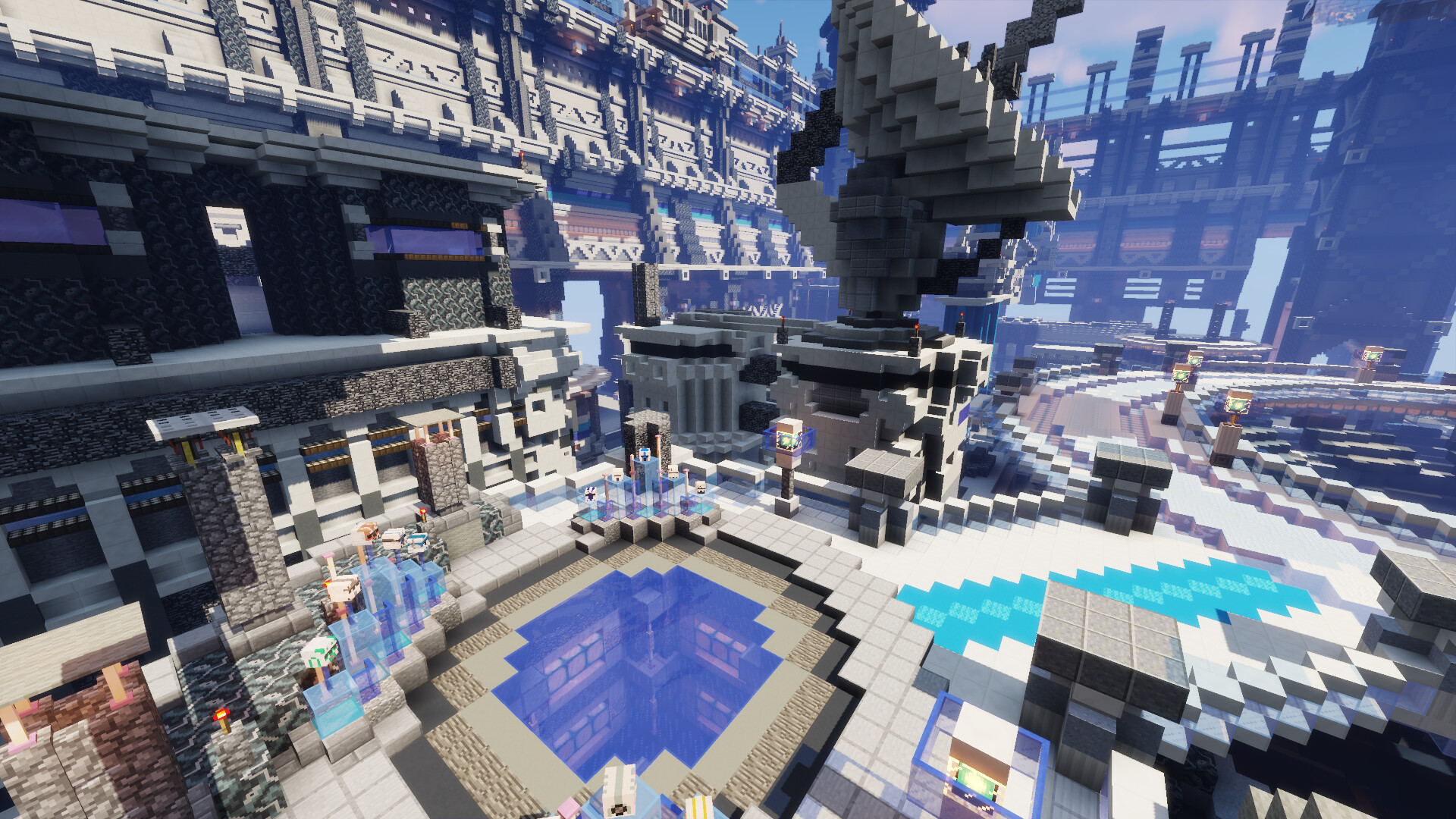 Sci-fi Base Spawn Minecraft Map