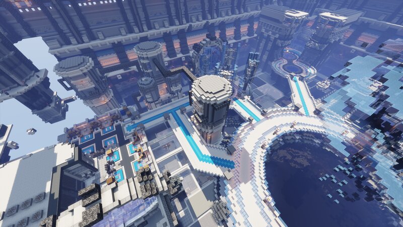 Sci-fi Base Spawn Minecraft Map