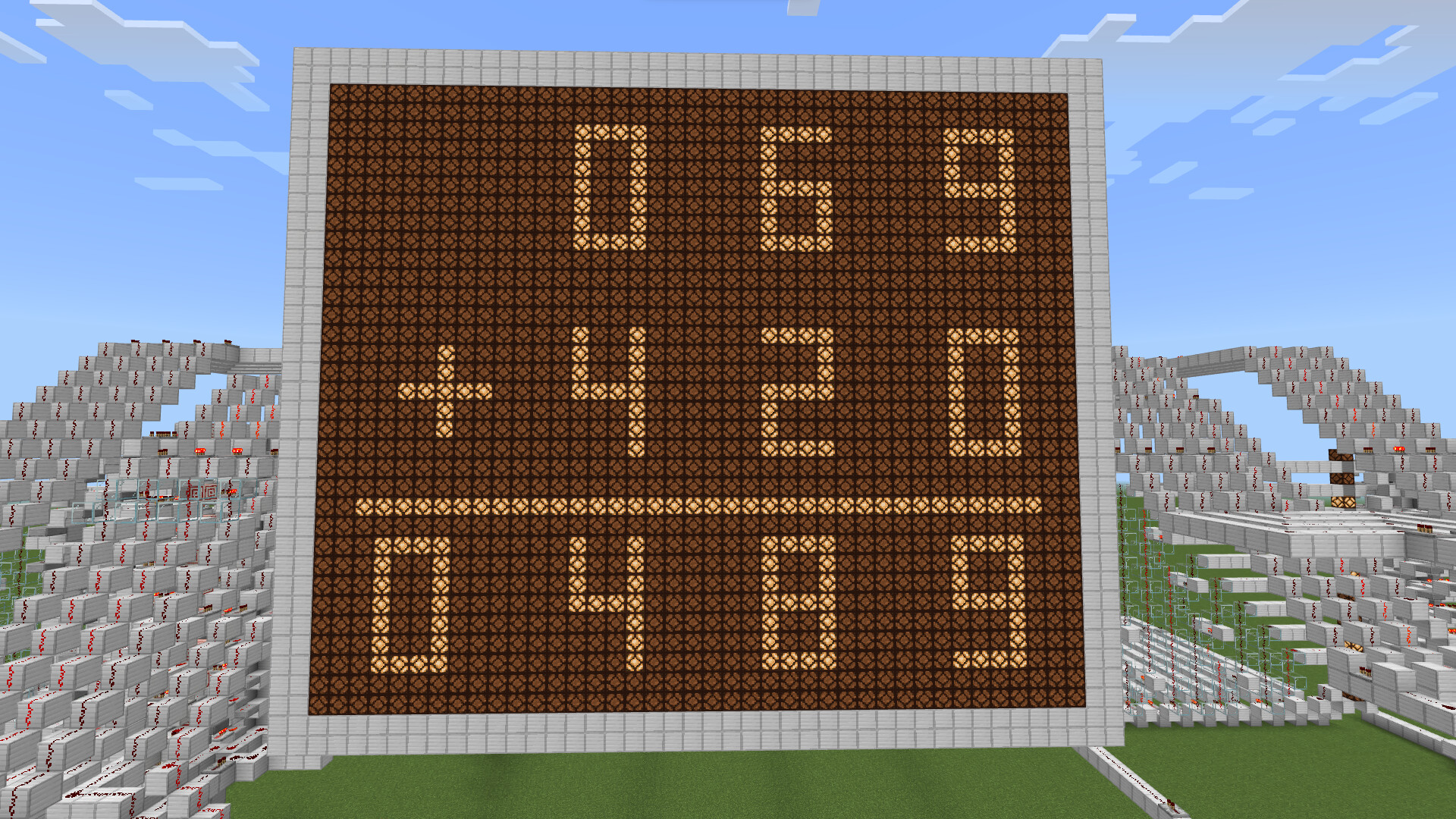 3 Bit RedStone Calculator (+ & -) Minecraft Map