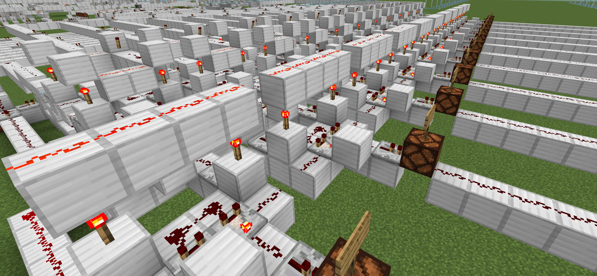 3 Bit RedStone Calculator (+ & -) Minecraft Map