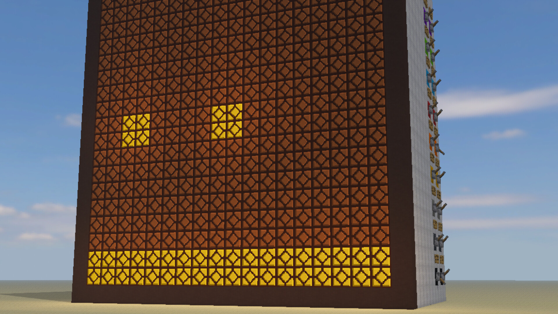 Redstone Display Screen 9x9 Minecraft Map