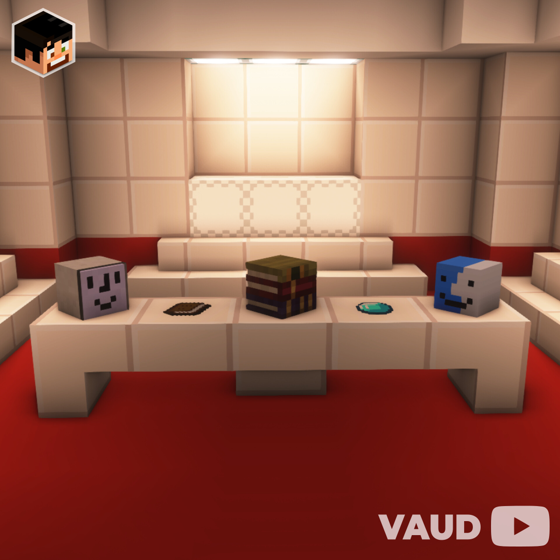 3D Apple and Bookworm [Apple Store] Minecraft Map