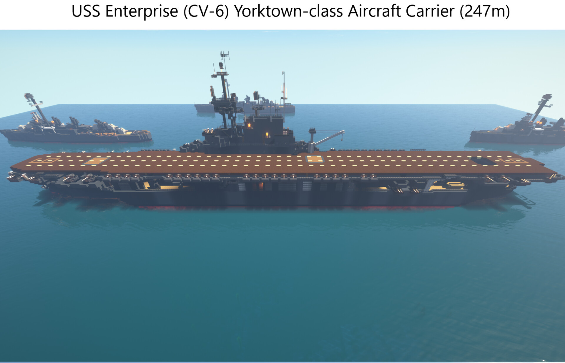 Task Force 16 (USS Enterprise) 1:1 Minecraft Map