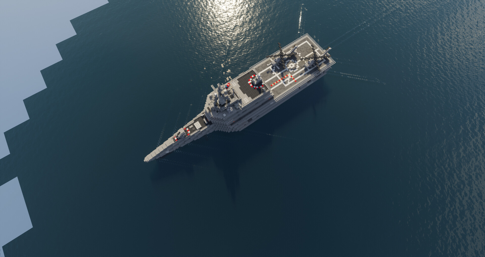 1:1 U.S.S Independence - Full Interior - LCS-2 Minecraft Map