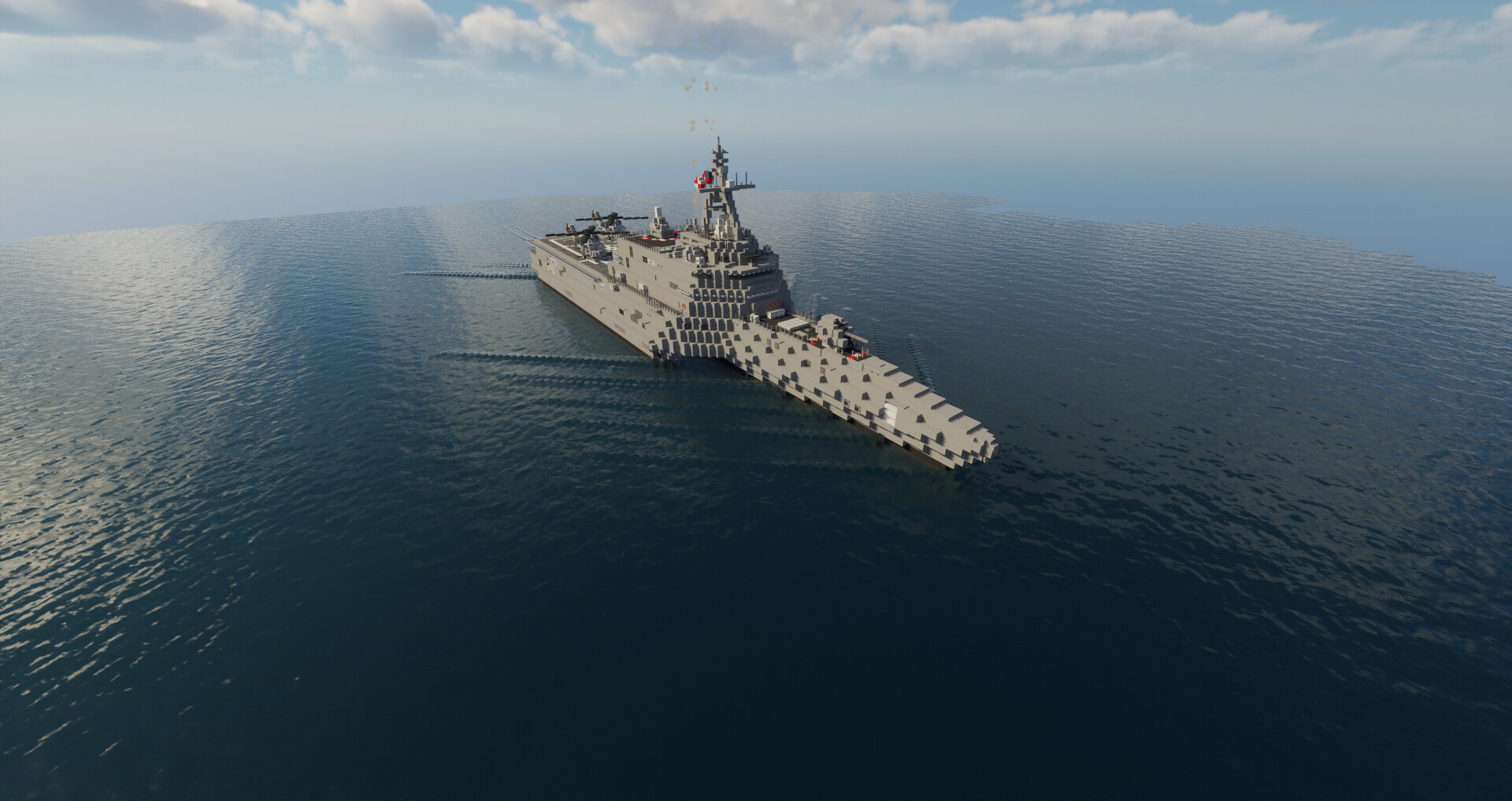 1:1 U.S.S Independence - Full Interior - LCS-2 Minecraft Map