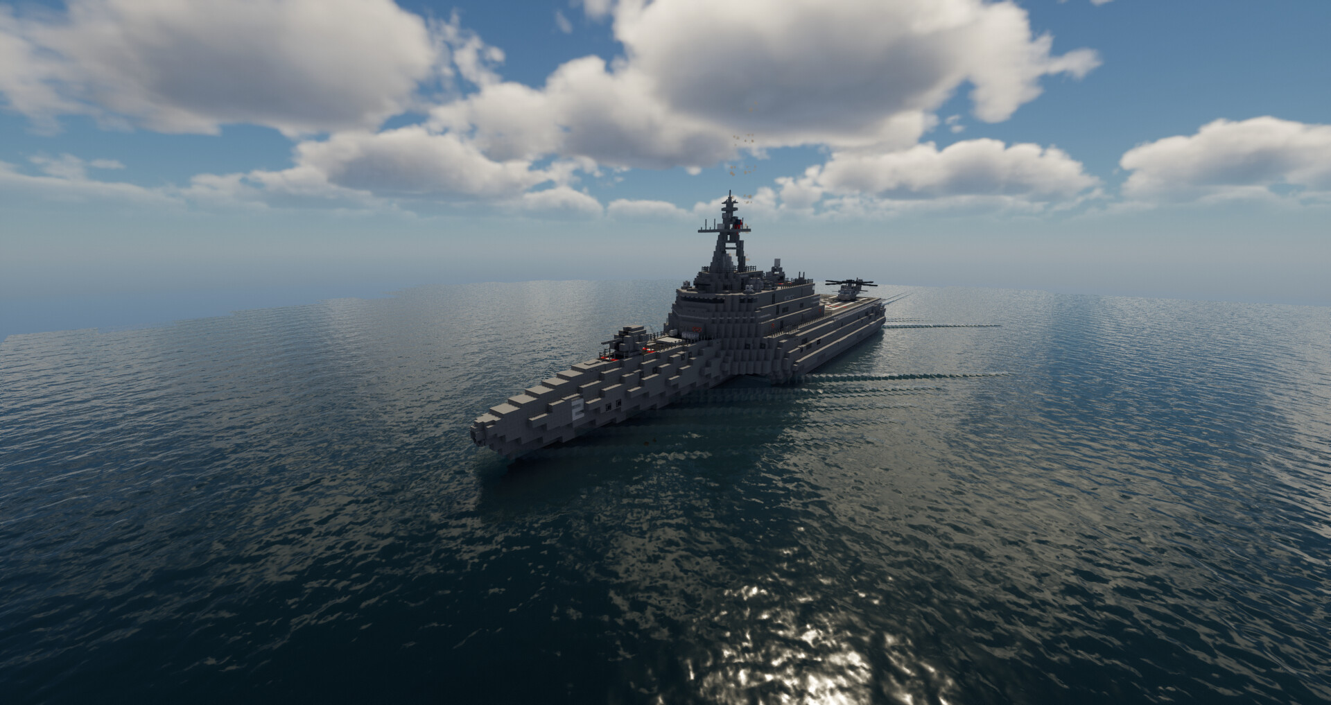 1:1 U.S.S Independence - Full Interior - LCS-2 Minecraft Map