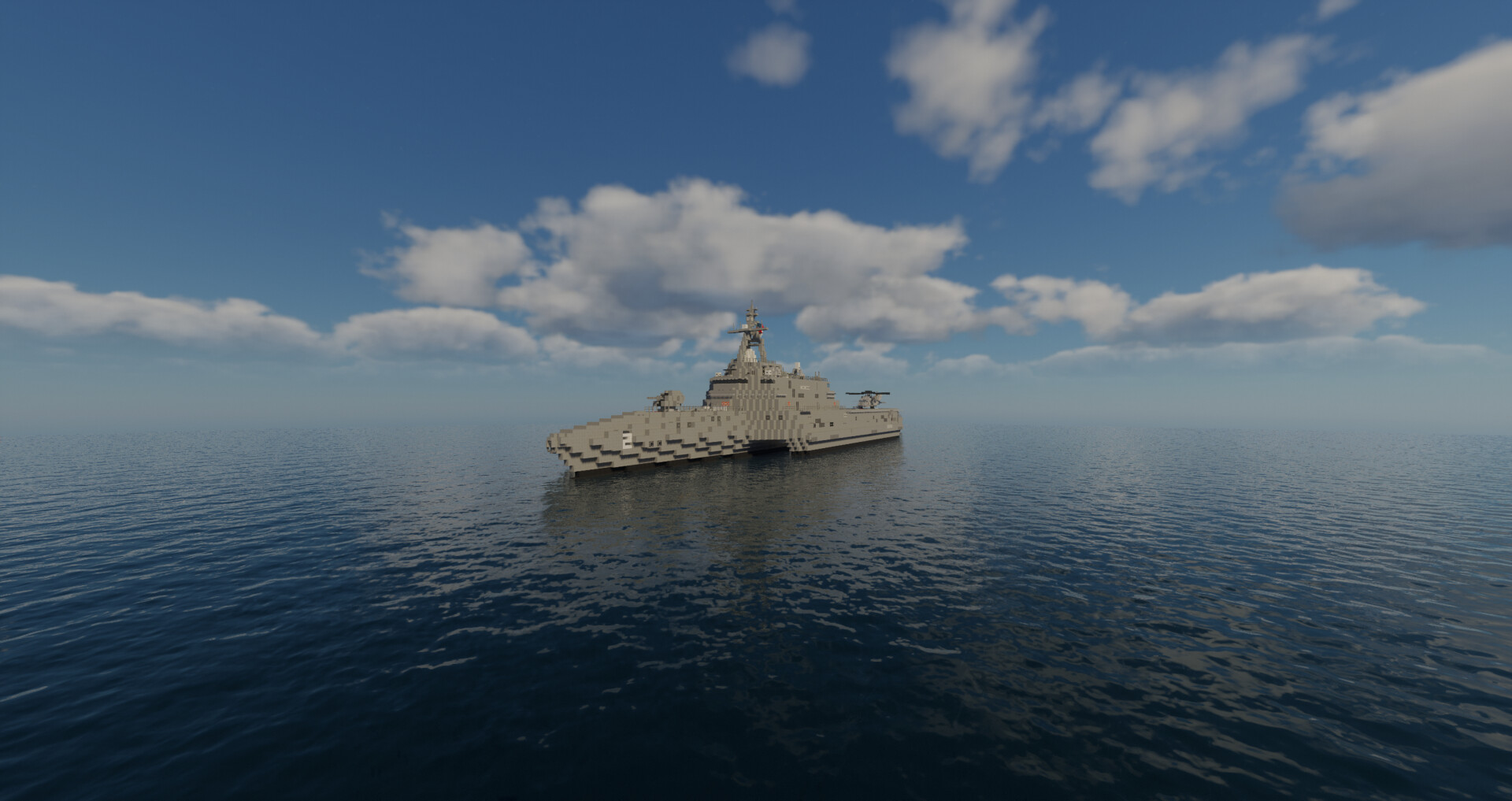 1:1 U.S.S Independence - Full Interior - LCS-2 Minecraft Map