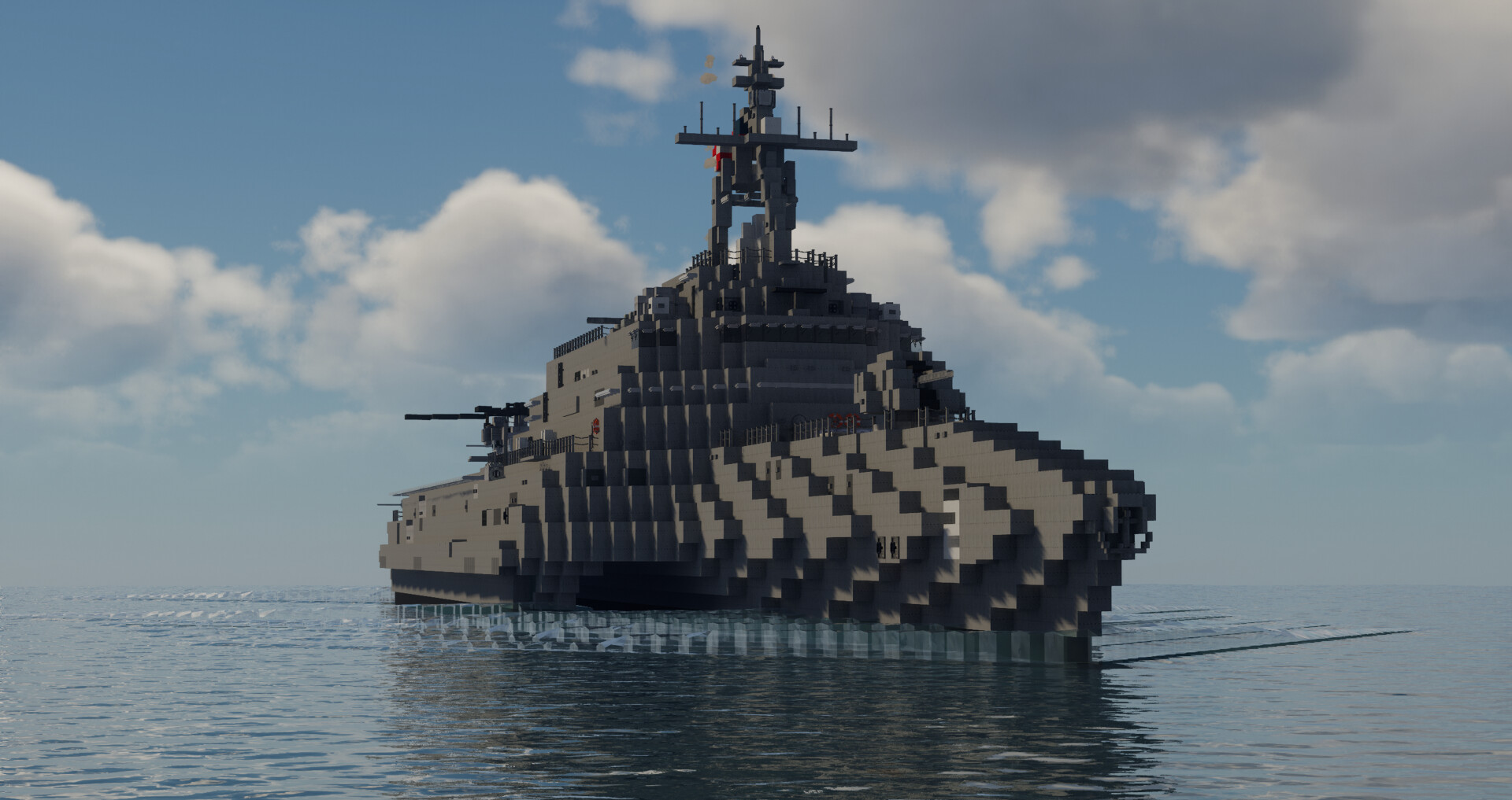 1:1 U.S.S Independence - Full Interior - LCS-2 Minecraft Map