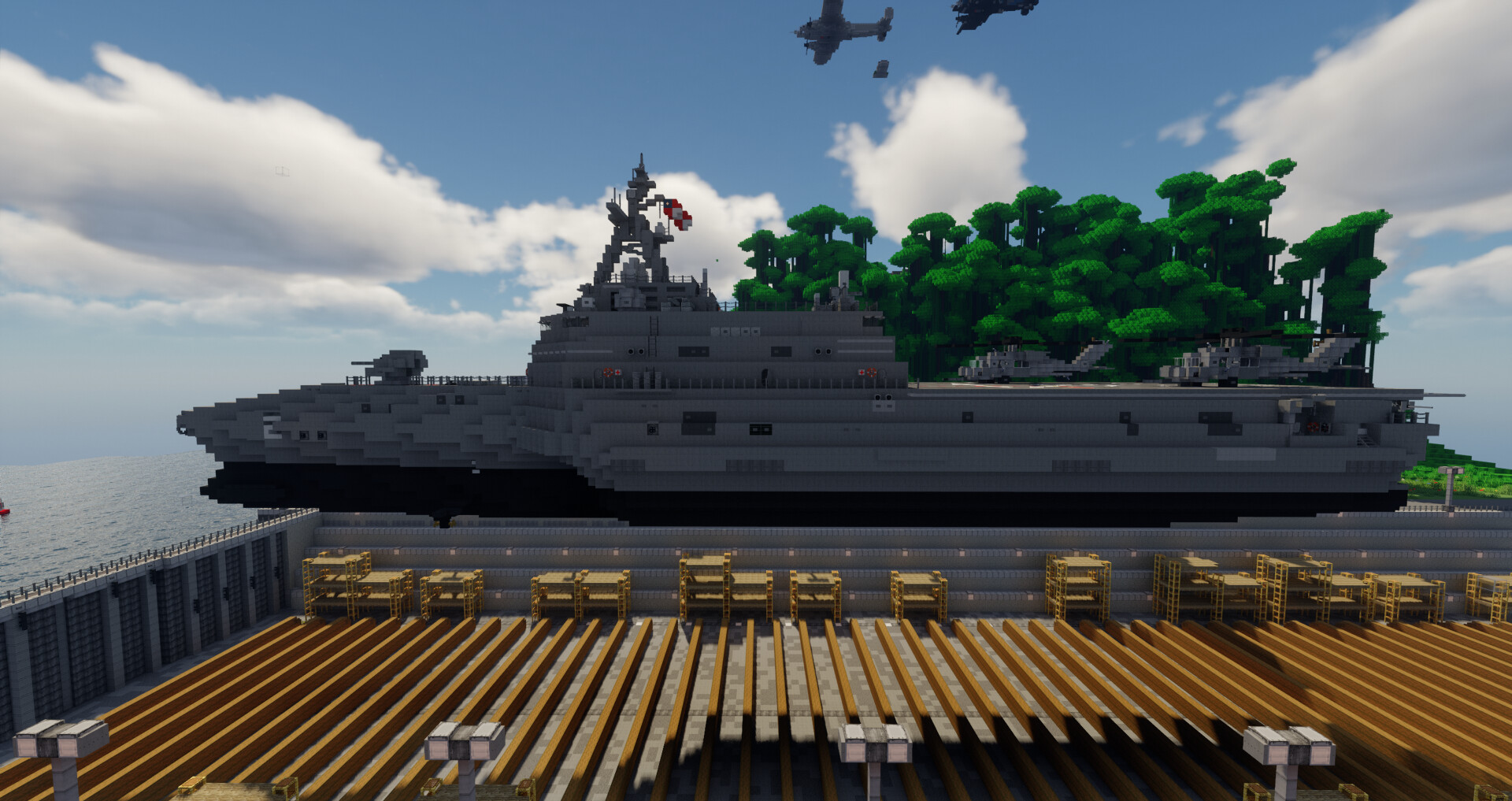 1:1 U.S.S Independence - Full Interior - LCS-2 Minecraft Map