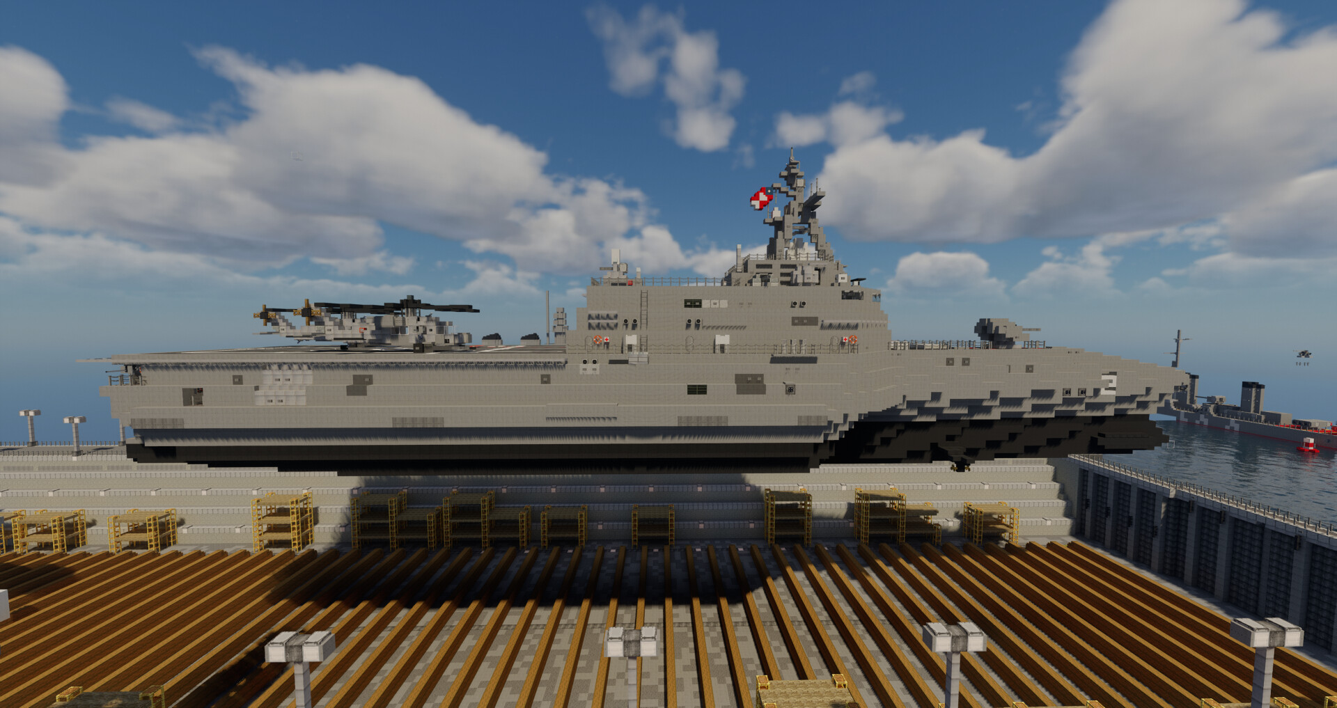 1:1 U.S.S Independence - Full Interior - LCS-2 Minecraft Map