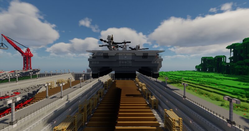 1:1 U.S.S Independence - Full Interior - LCS-2 Minecraft Map