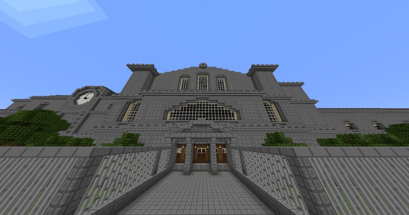 RESIDENT EVIL 2 REMAKE - RPD BUILDING Minecraft Map