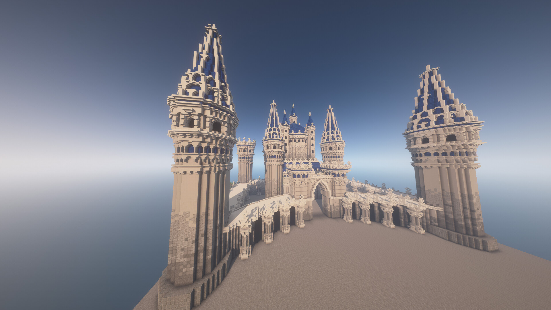 A castle for a lobby Minecraft Map
