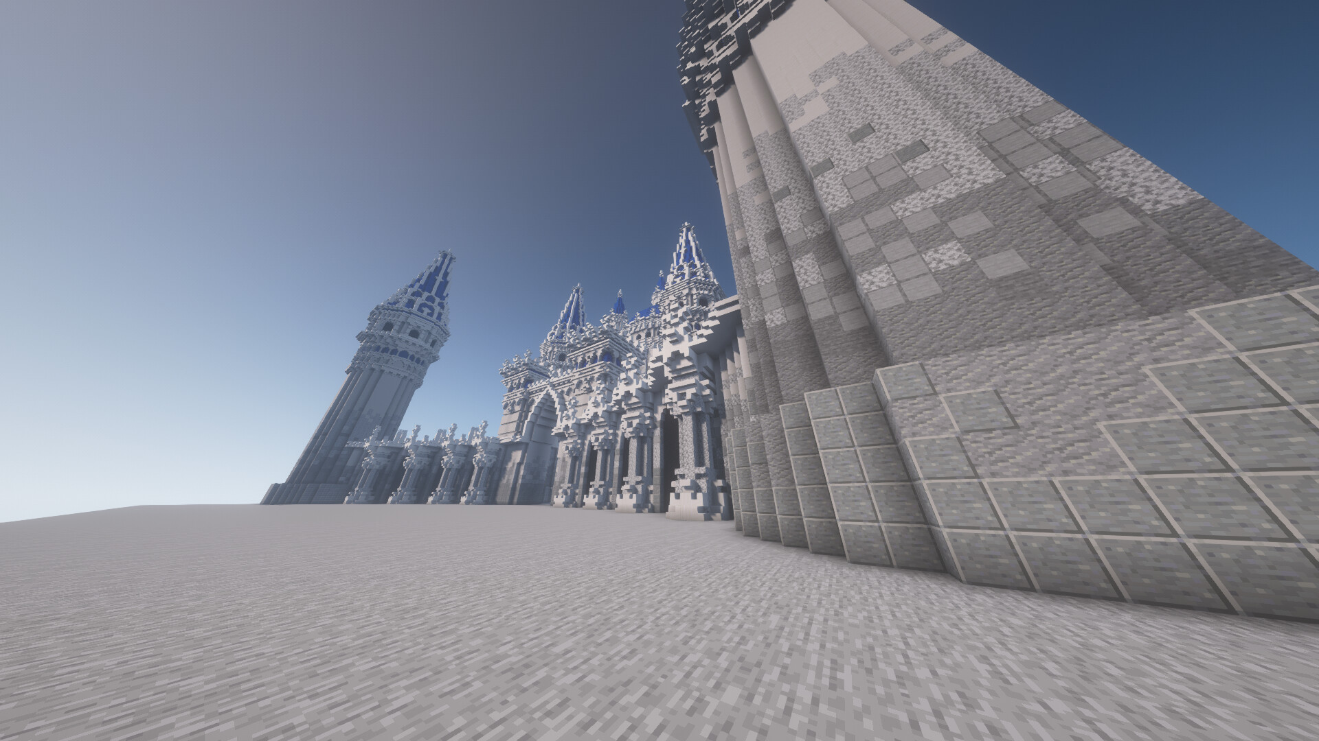 A castle for a lobby Minecraft Map