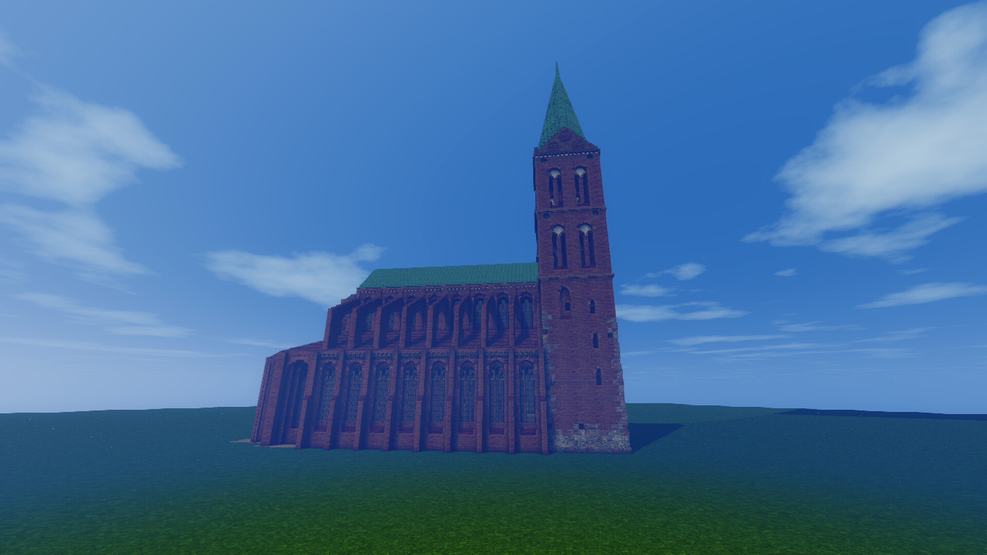 Medieval Church, Brick Gothic (Conquest Reforged) Minecraft Map