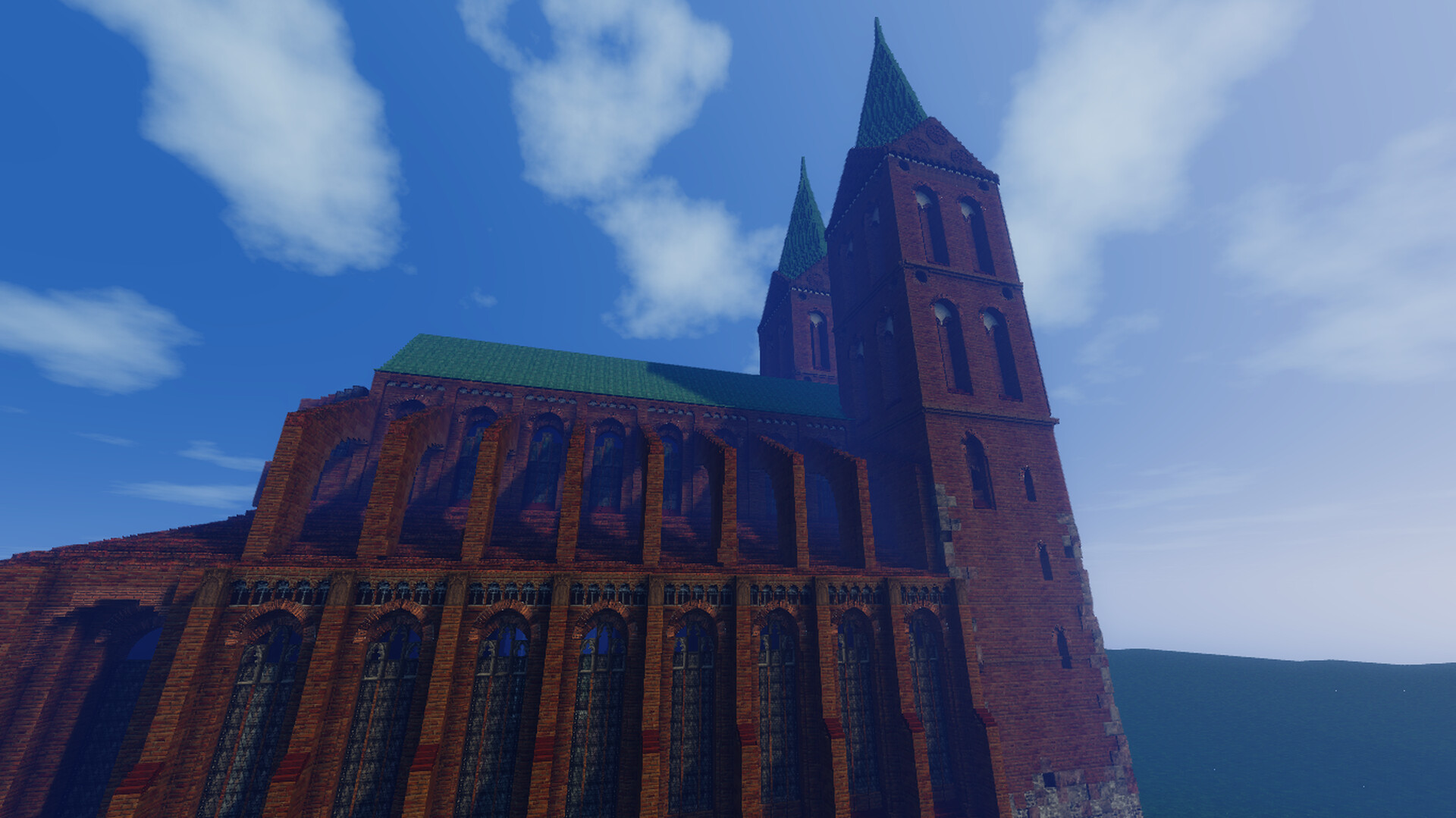Medieval Church, Brick Gothic (Conquest Reforged) Minecraft Map