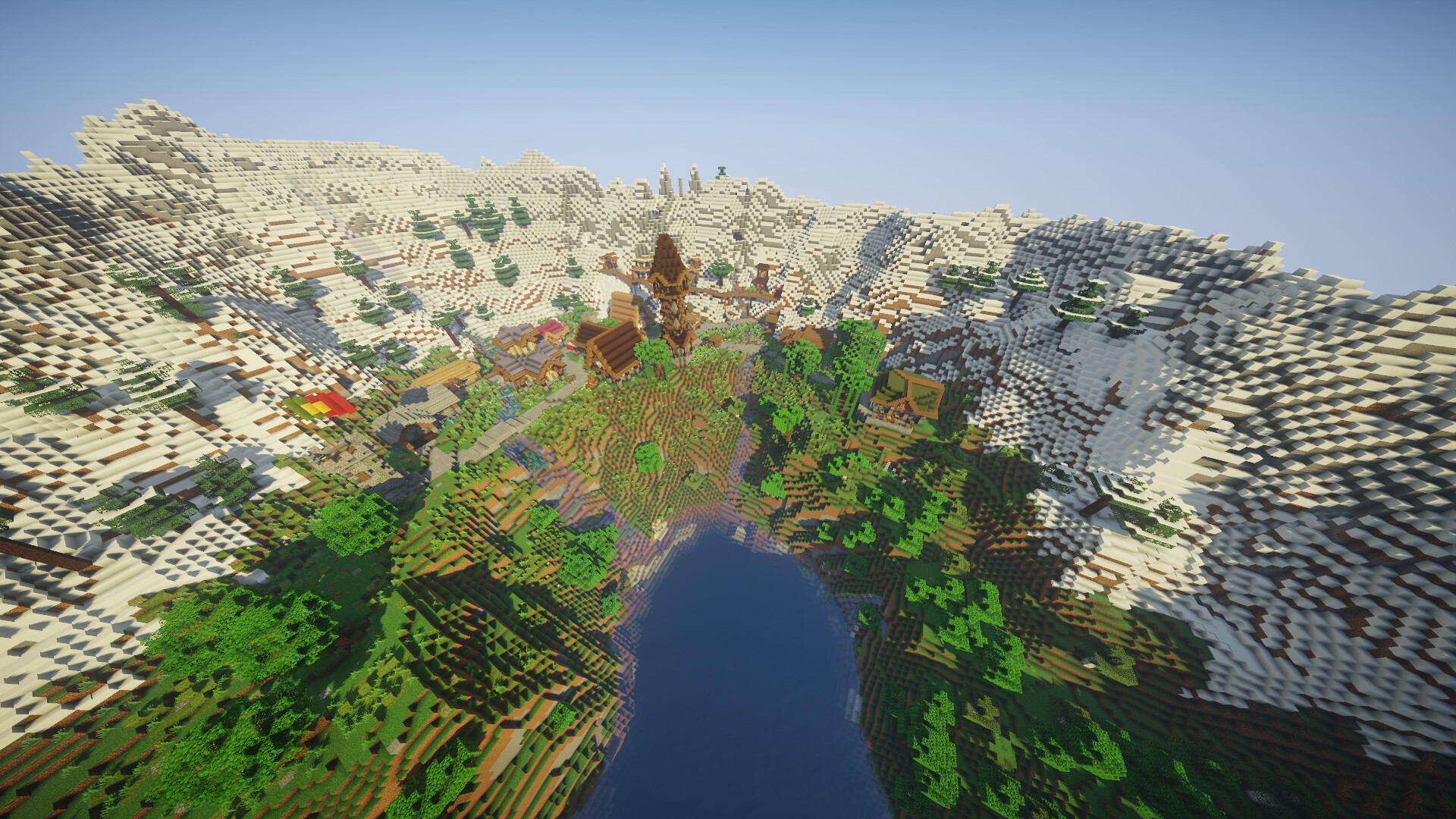 Mountain Village!!! Minecraft Map