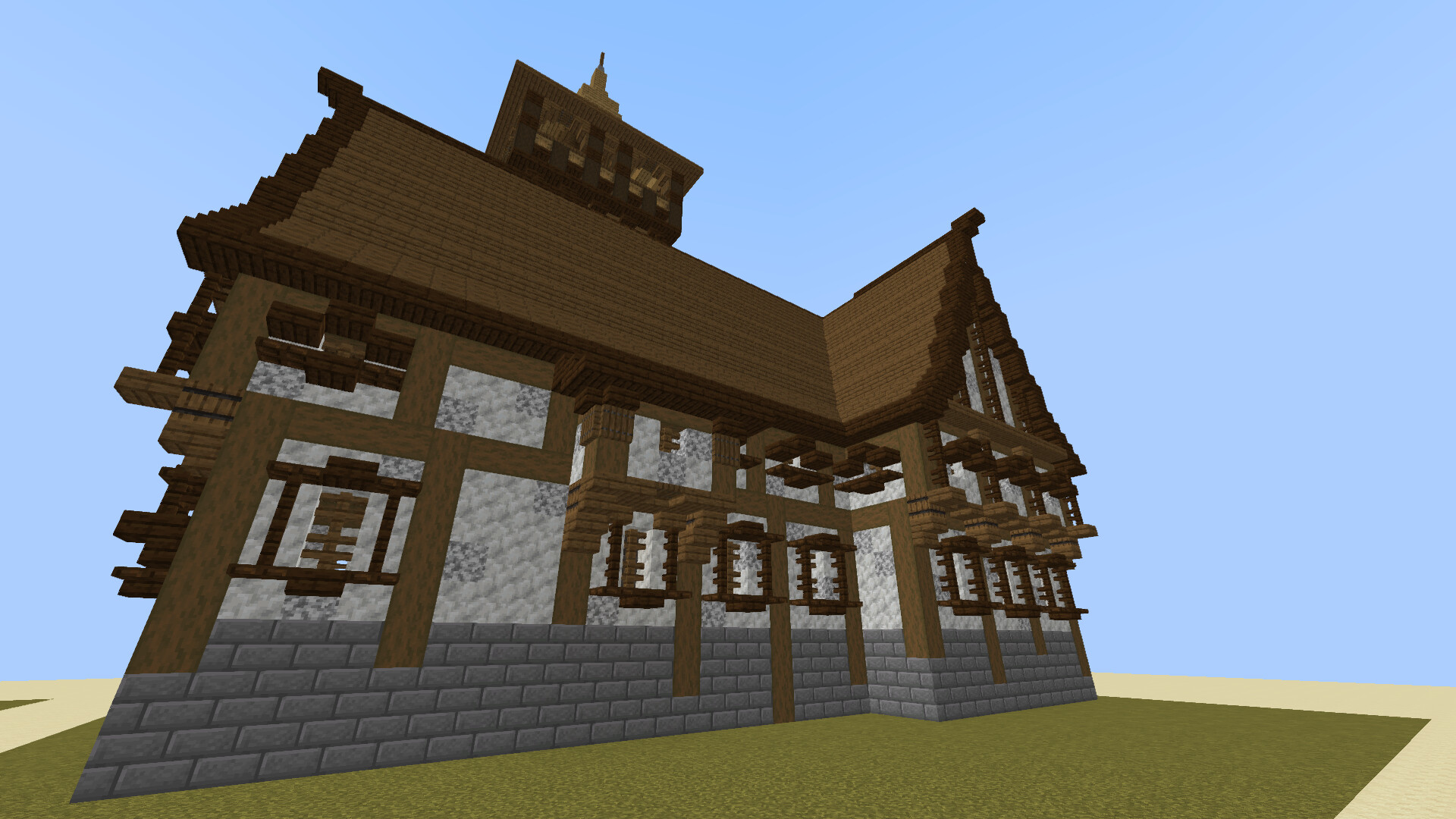 Large Medieval Merchant House Minecraft Map