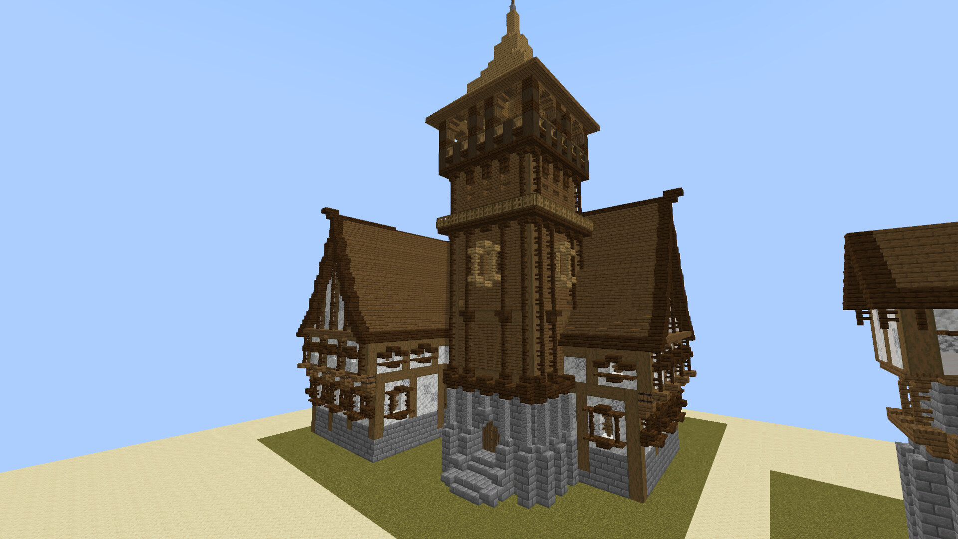 Large Medieval Merchant House Minecraft Map