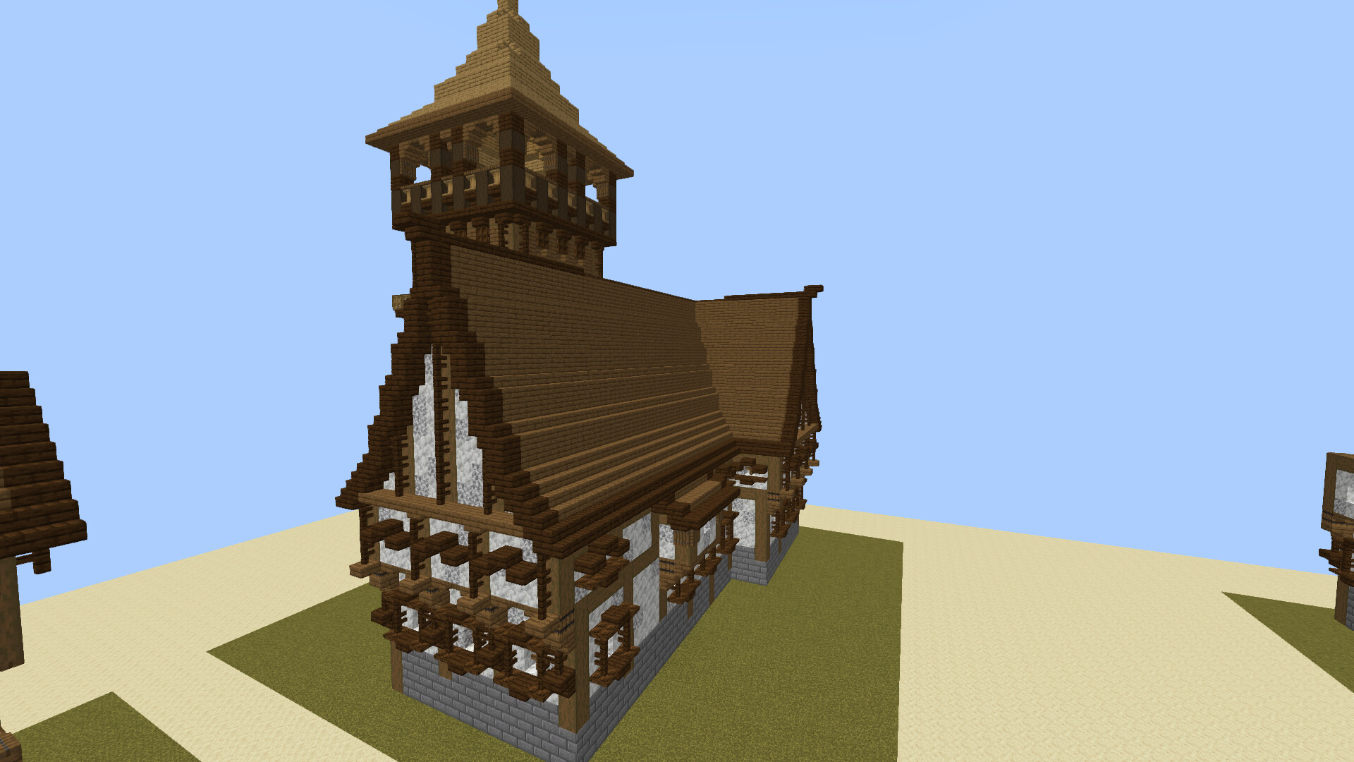 Large Medieval Merchant House Minecraft Map