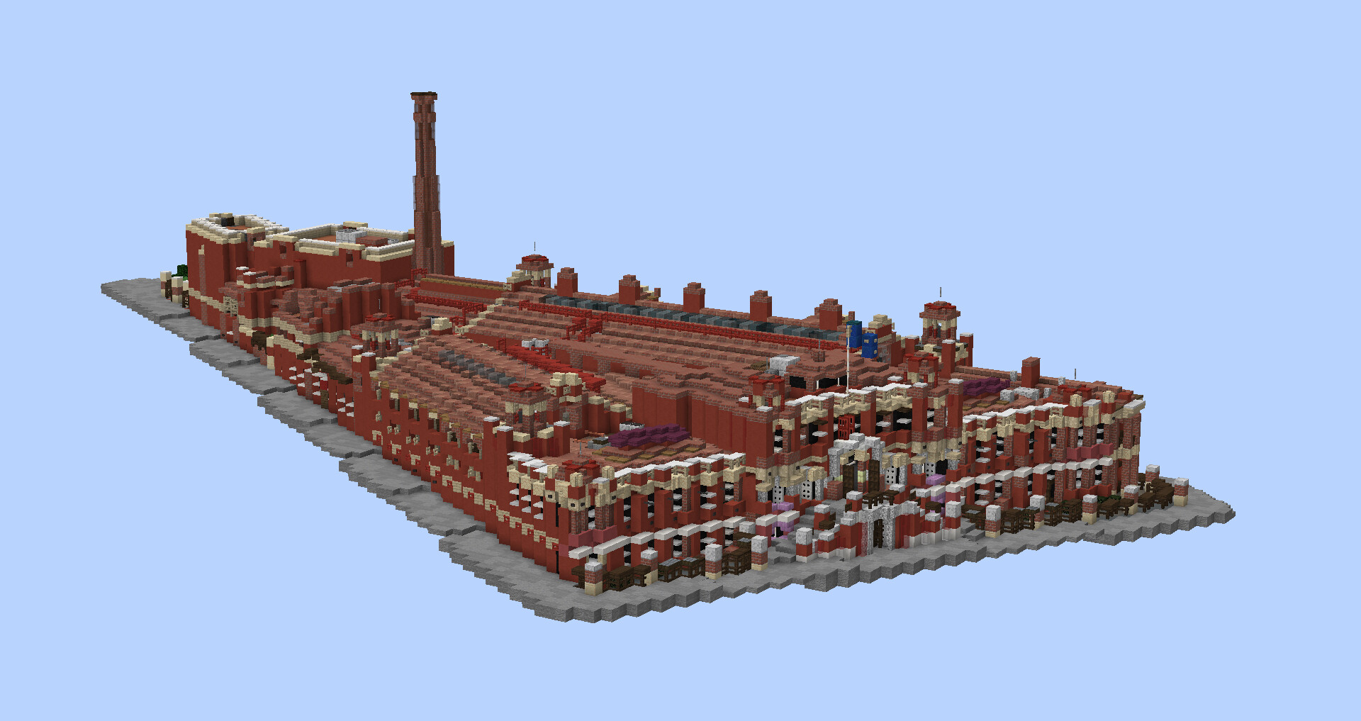 Melbourne city baths 1.25:1 scale Minecraft Map