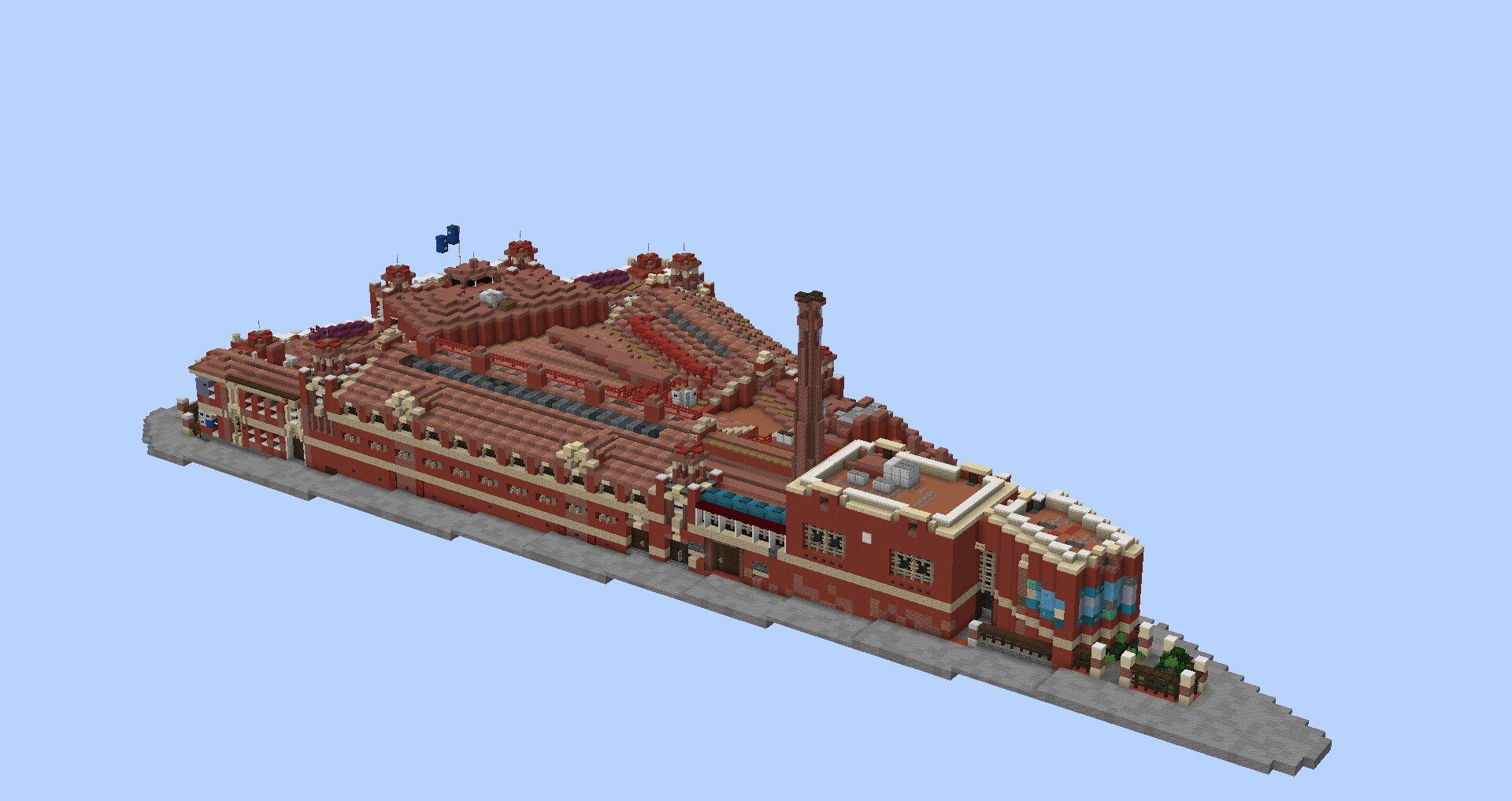 Melbourne city baths 1.25:1 scale Minecraft Map