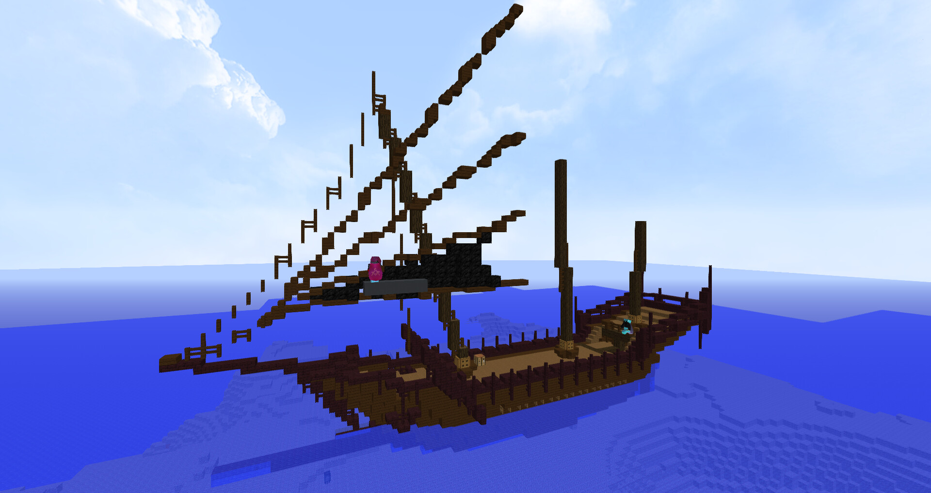 Corsairs of Umbar Xebec (LoTR) Minecraft Map