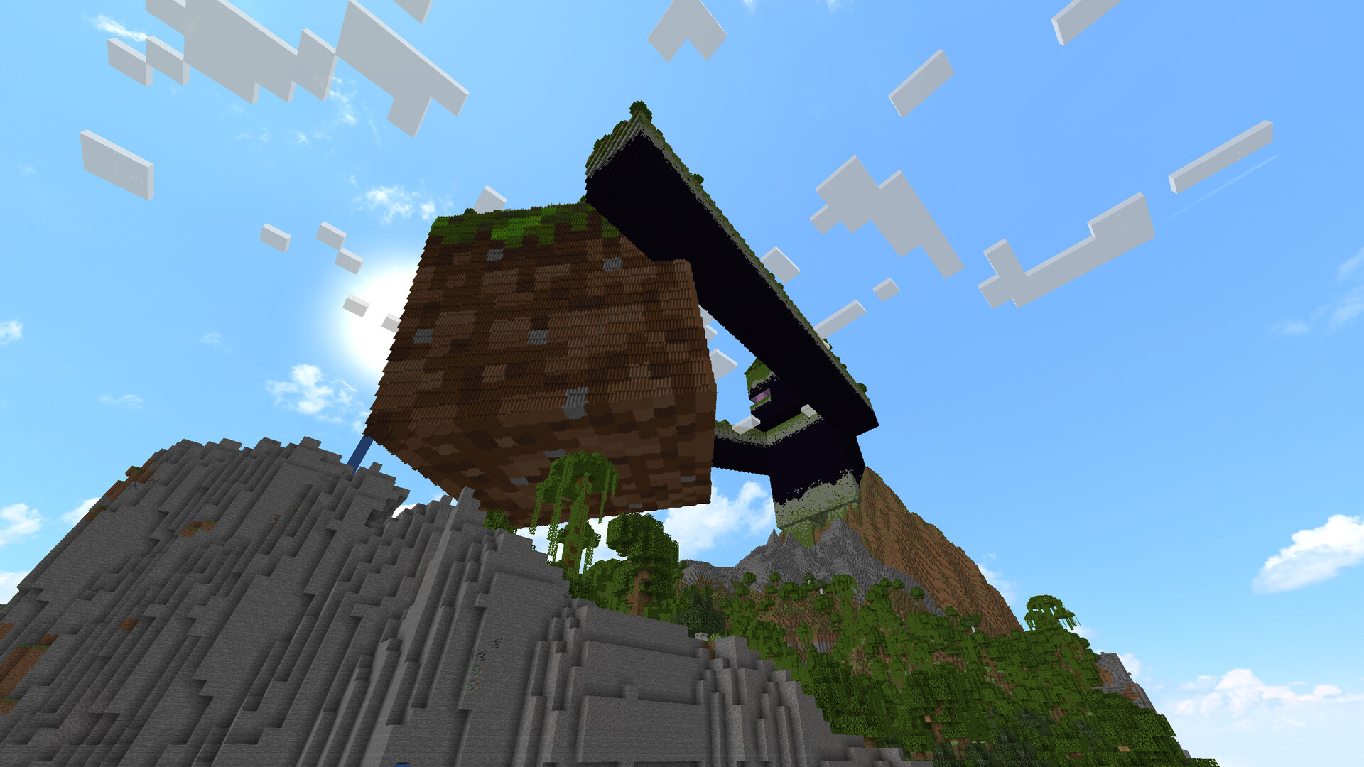 huge Enderman's Island[Download] Minecraft Map