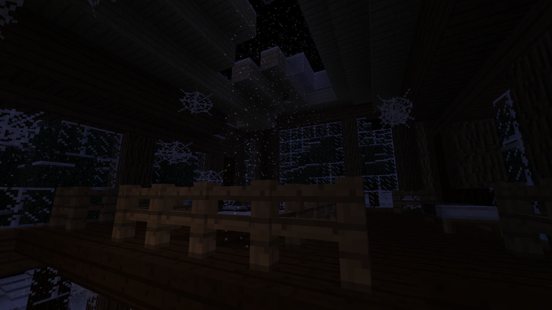 Large Abandoned Cabin in Realistic Pine Forest with Dark Ritual ...